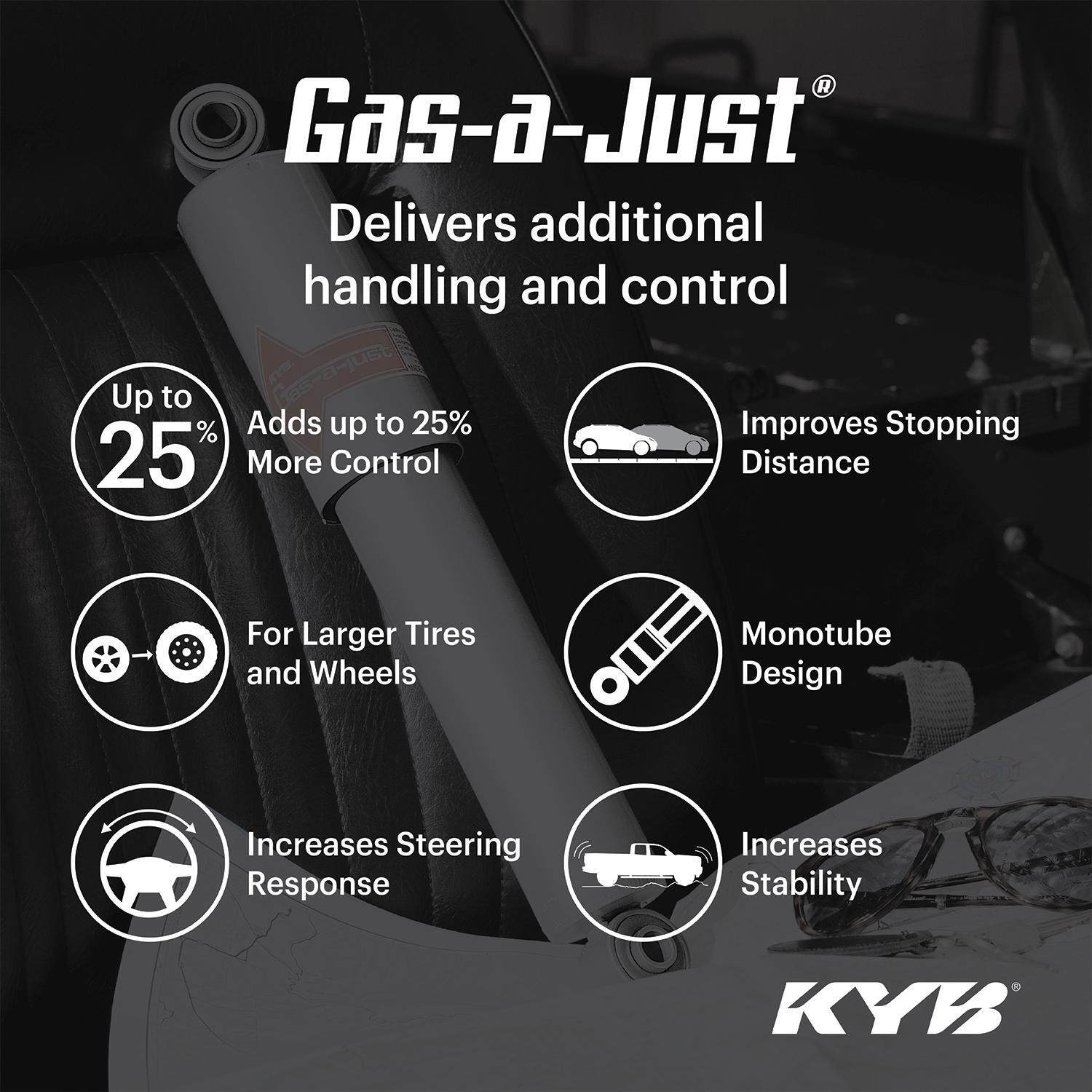 KYB Gas-a-Just Suspension Shock Absorber KG5444