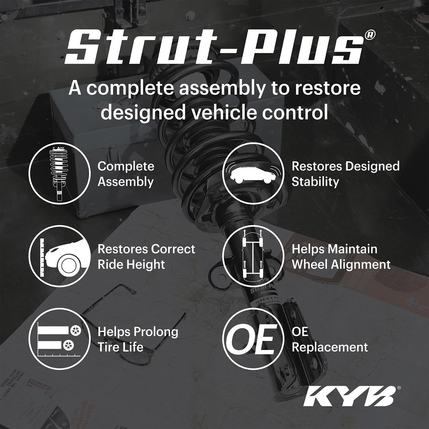 KYB Plus Suspension Strut and Coil Spring Assembly SR4758