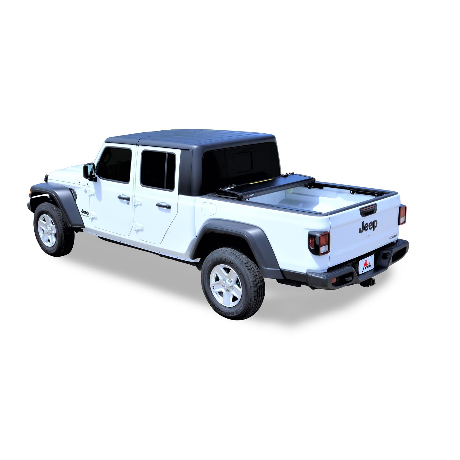 LEER Hard Quad-Fold Tonneau Cover 650319