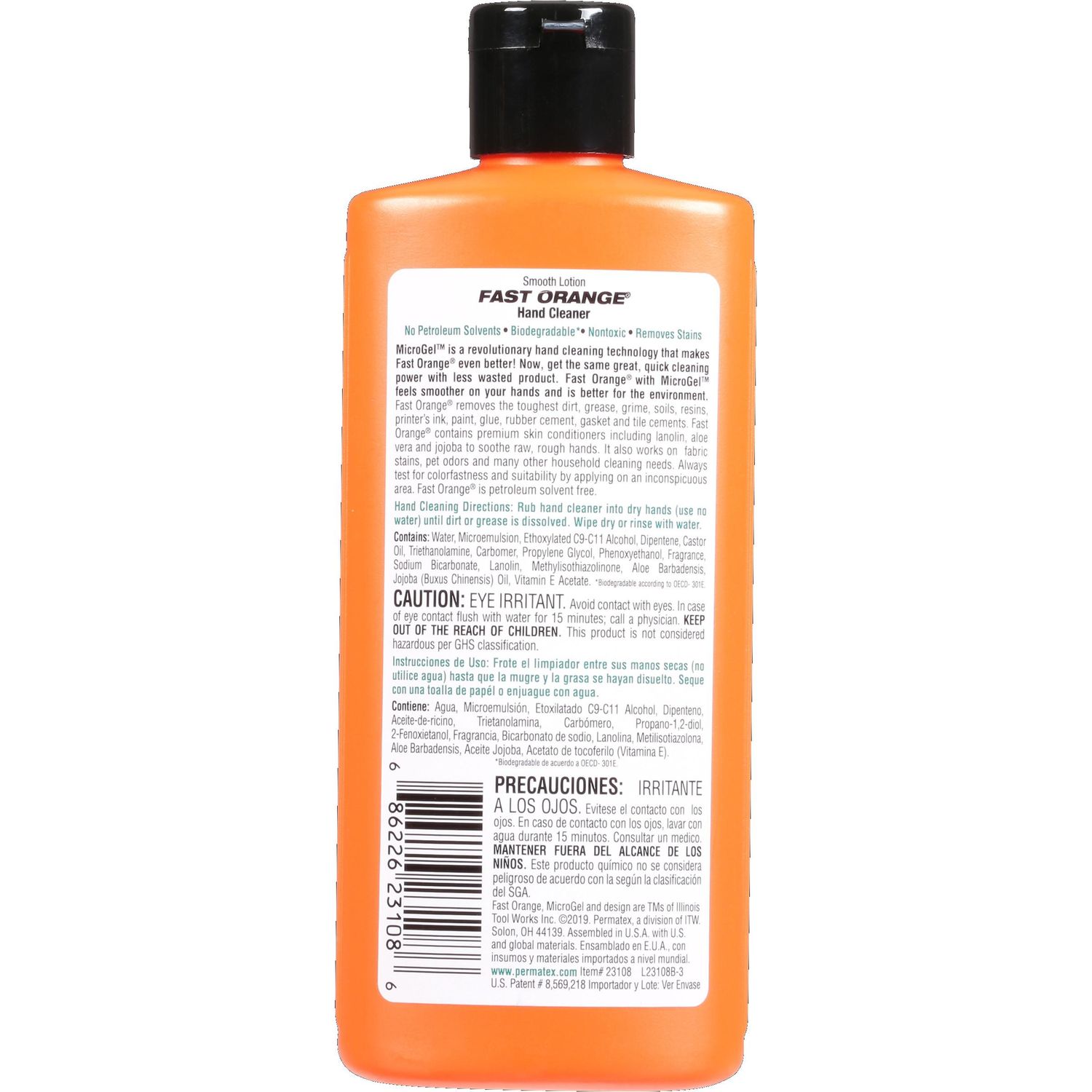FAST ORANGE Smooth Hand Cleaner 7.5oz