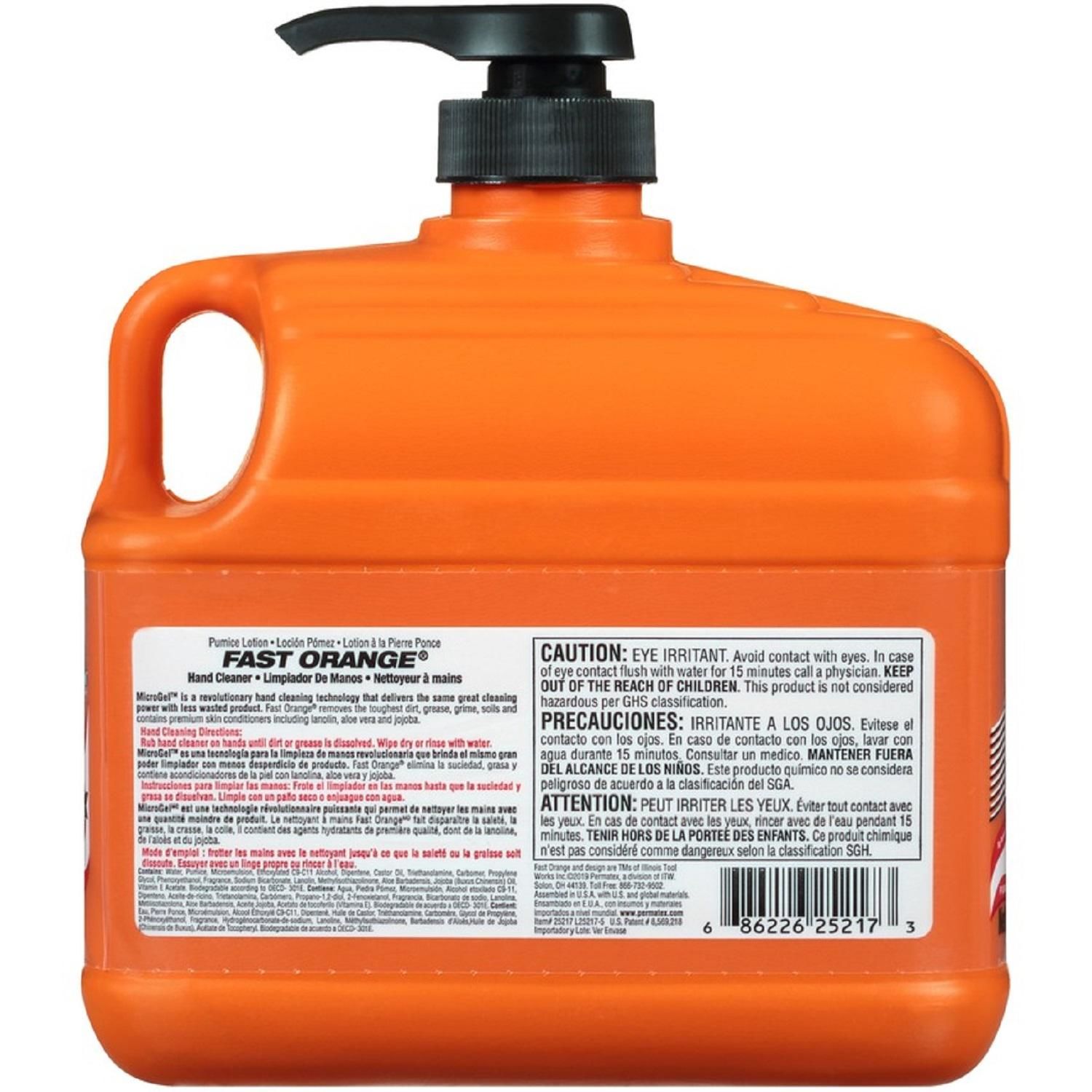 Permatex Fast Orange Hand Cleaner 64Oz