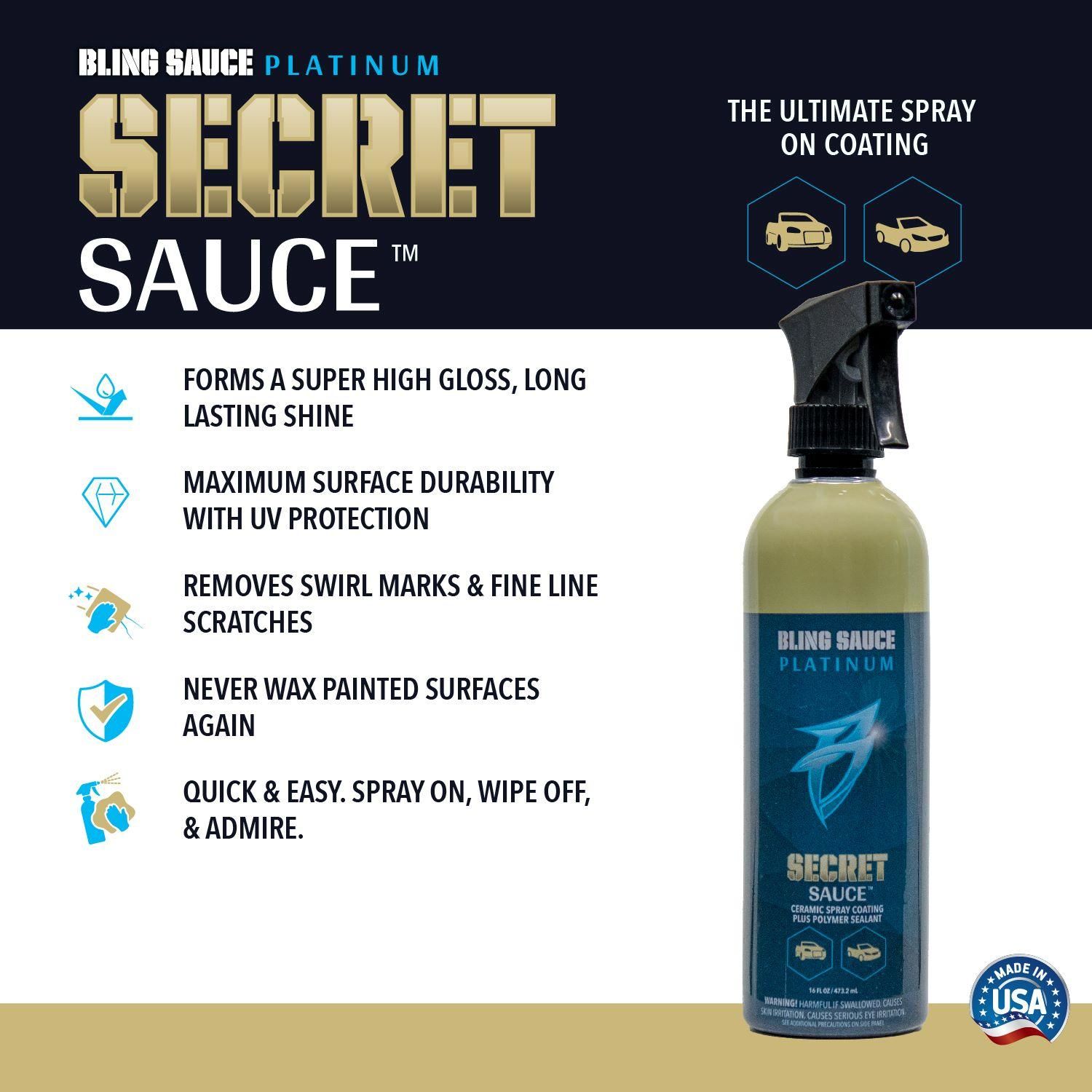 Bling Sauce Secret Sauce Ceramic Spray Coating 16oz