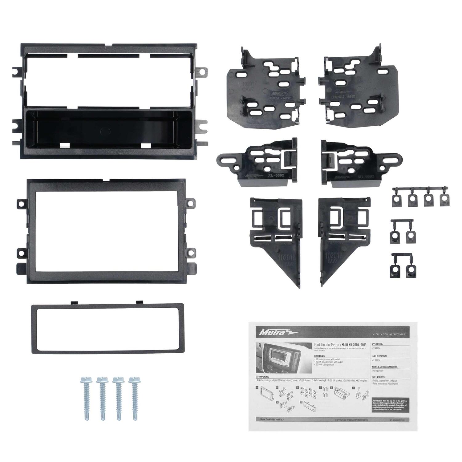Metra Installation Kit for DIN/Double DIN Stereo FDDK2