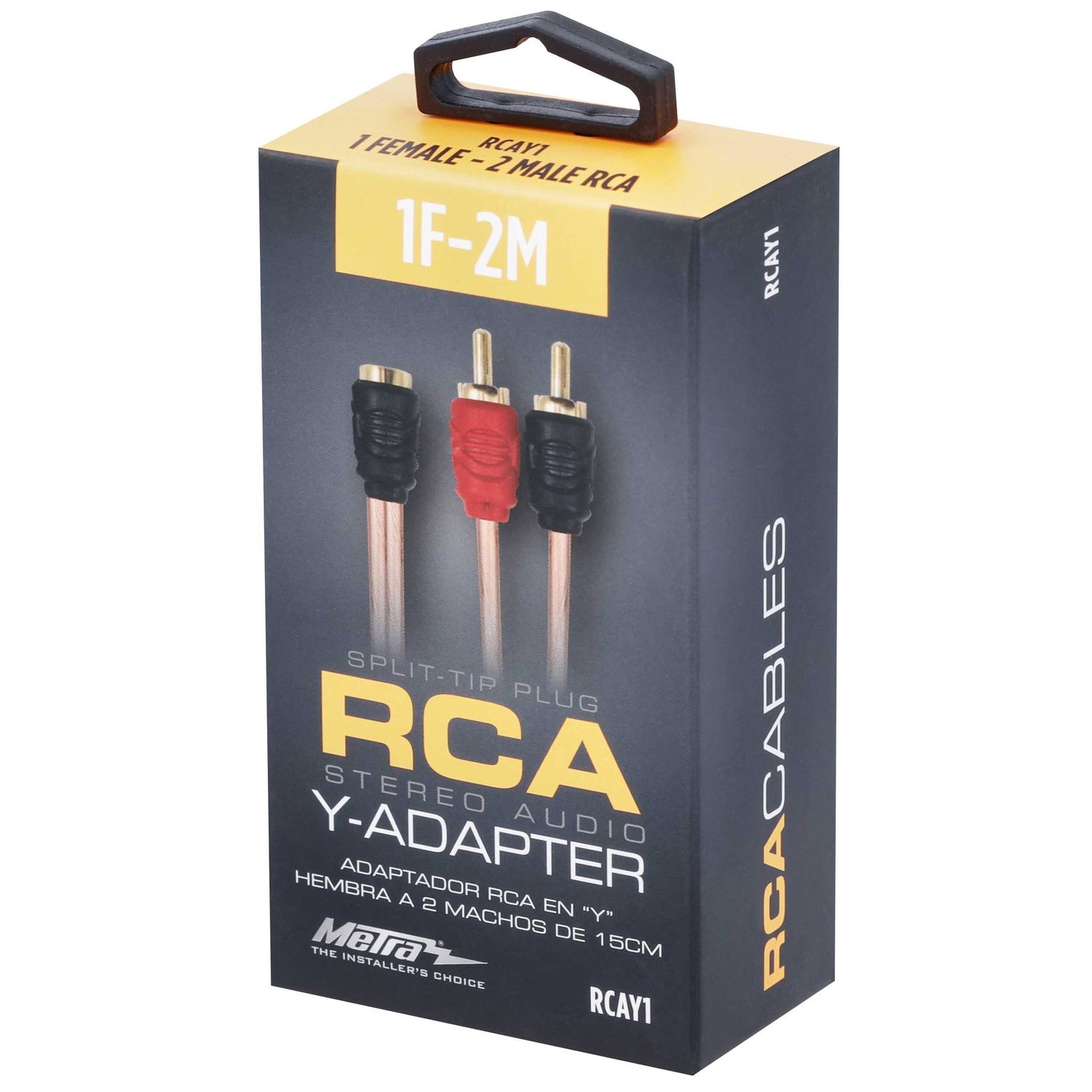 Metra Electronics 1 Female to 2 Male Y Adapter