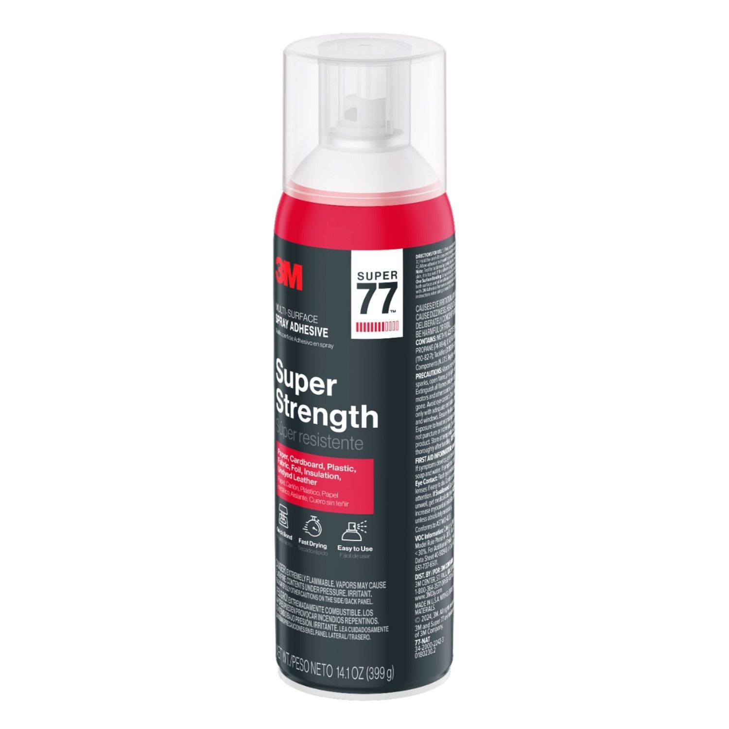 3M Super 77 Multipurpose Spray Adhesive Fluid 13.8oz