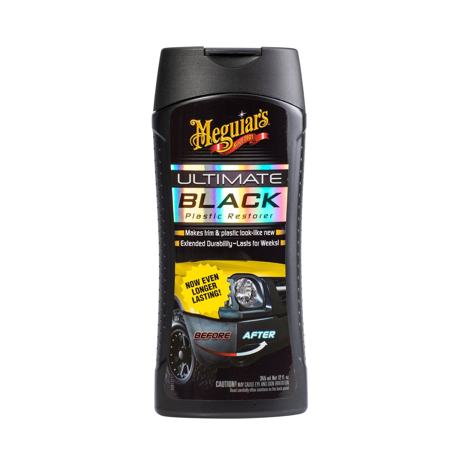 Meguiar's Ultimate Black Plastic Restorer Liquid 12oz
