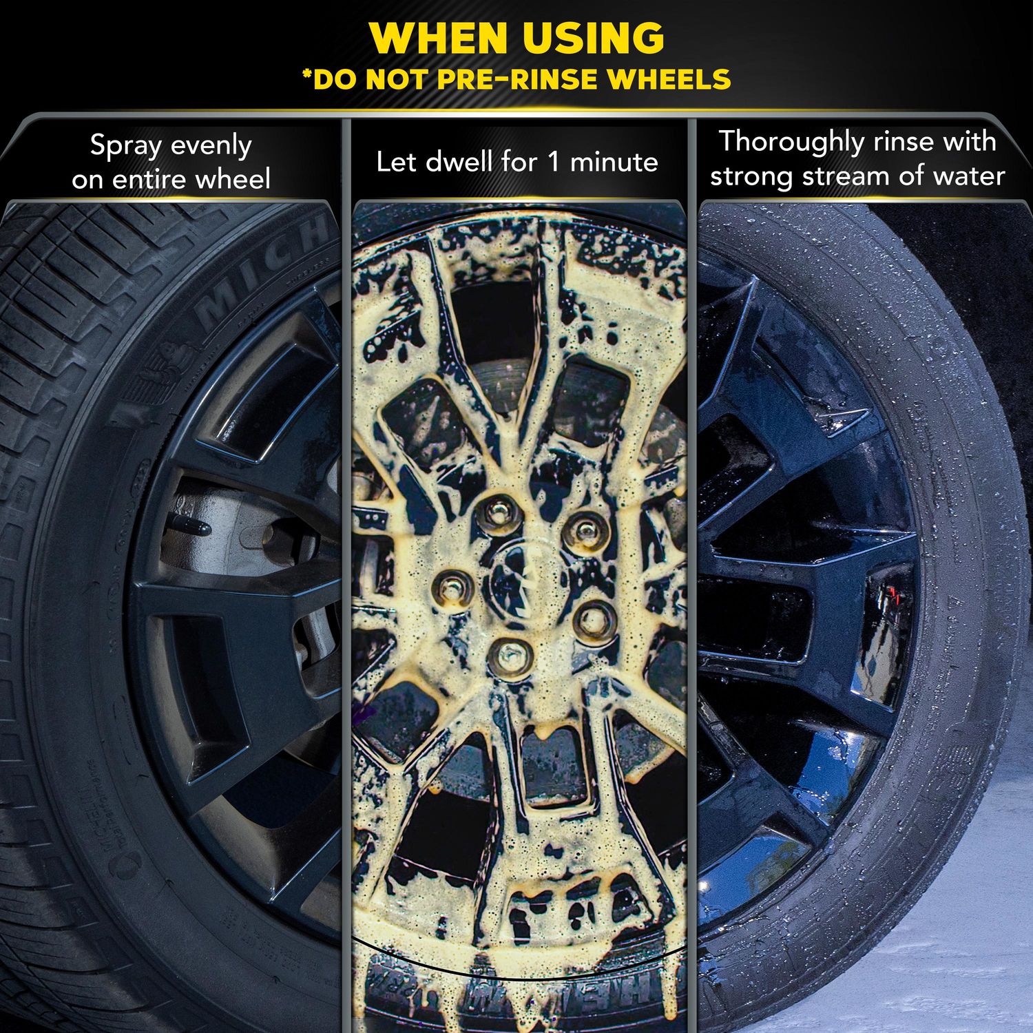 Meguiar's Hot Rims Black Wheel Cleaner 24oz