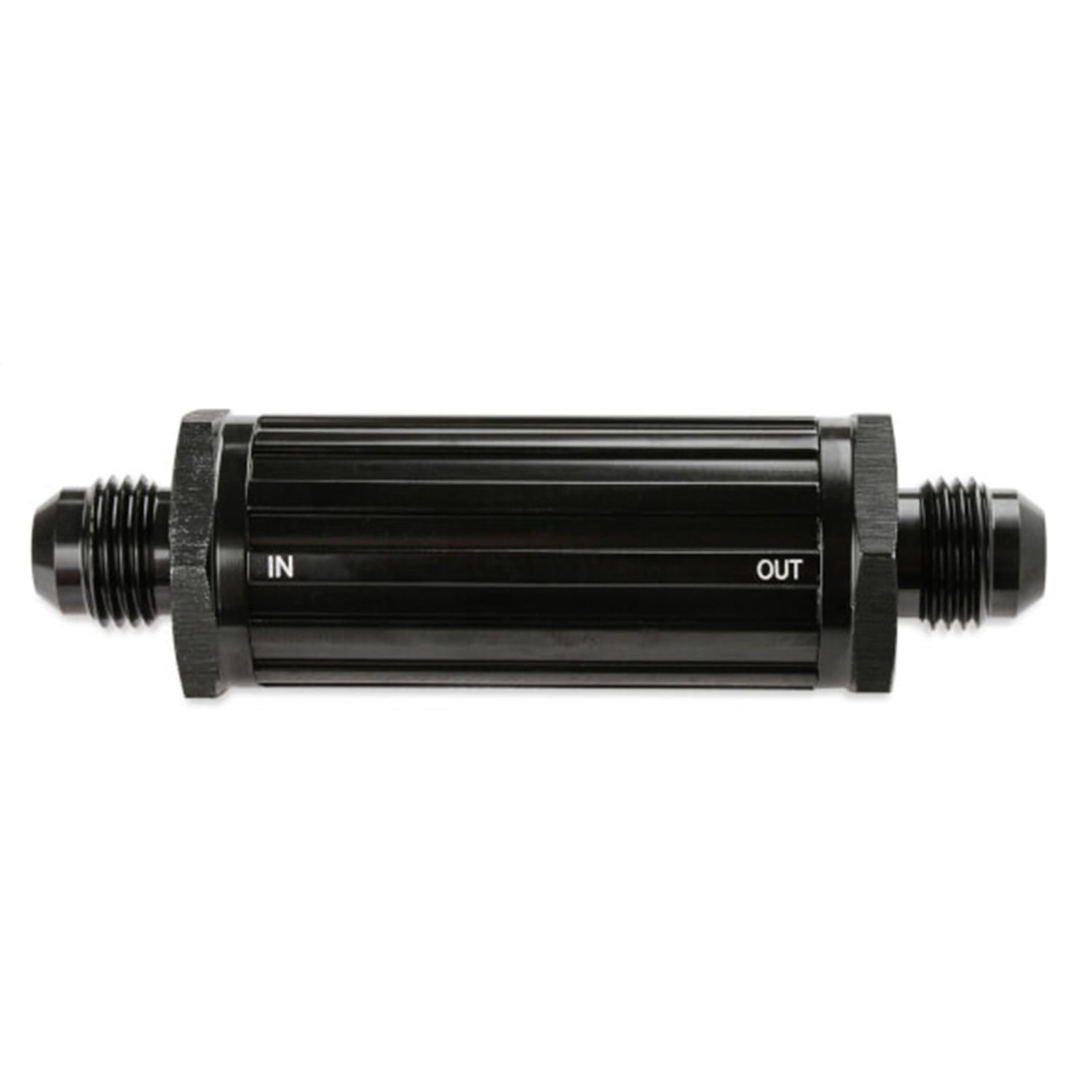 Mr. Gasket Black -8 AN 30 Micron Fuel Filter