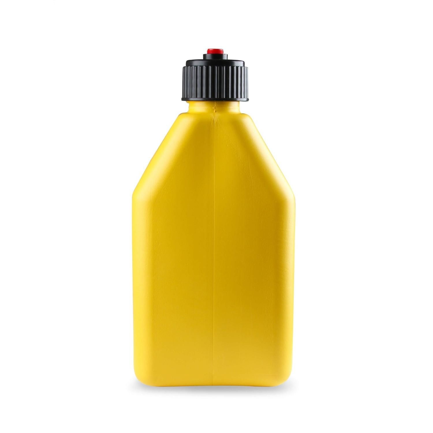 Mr. Gasket 5 Gallon Yellow Plastic Utility Jug with Filler Hose