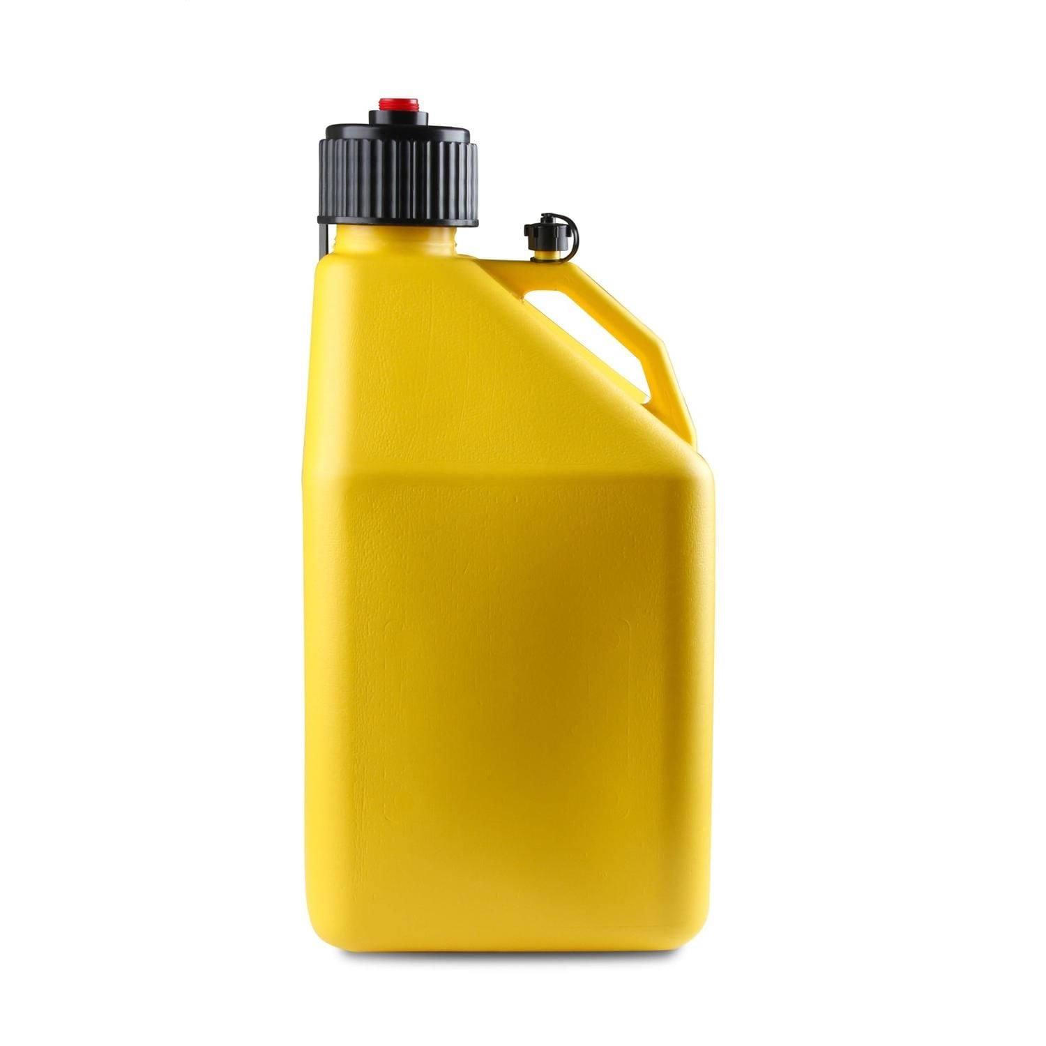 Mr. Gasket 5 Gallon Yellow Plastic Utility Jug with Filler Hose