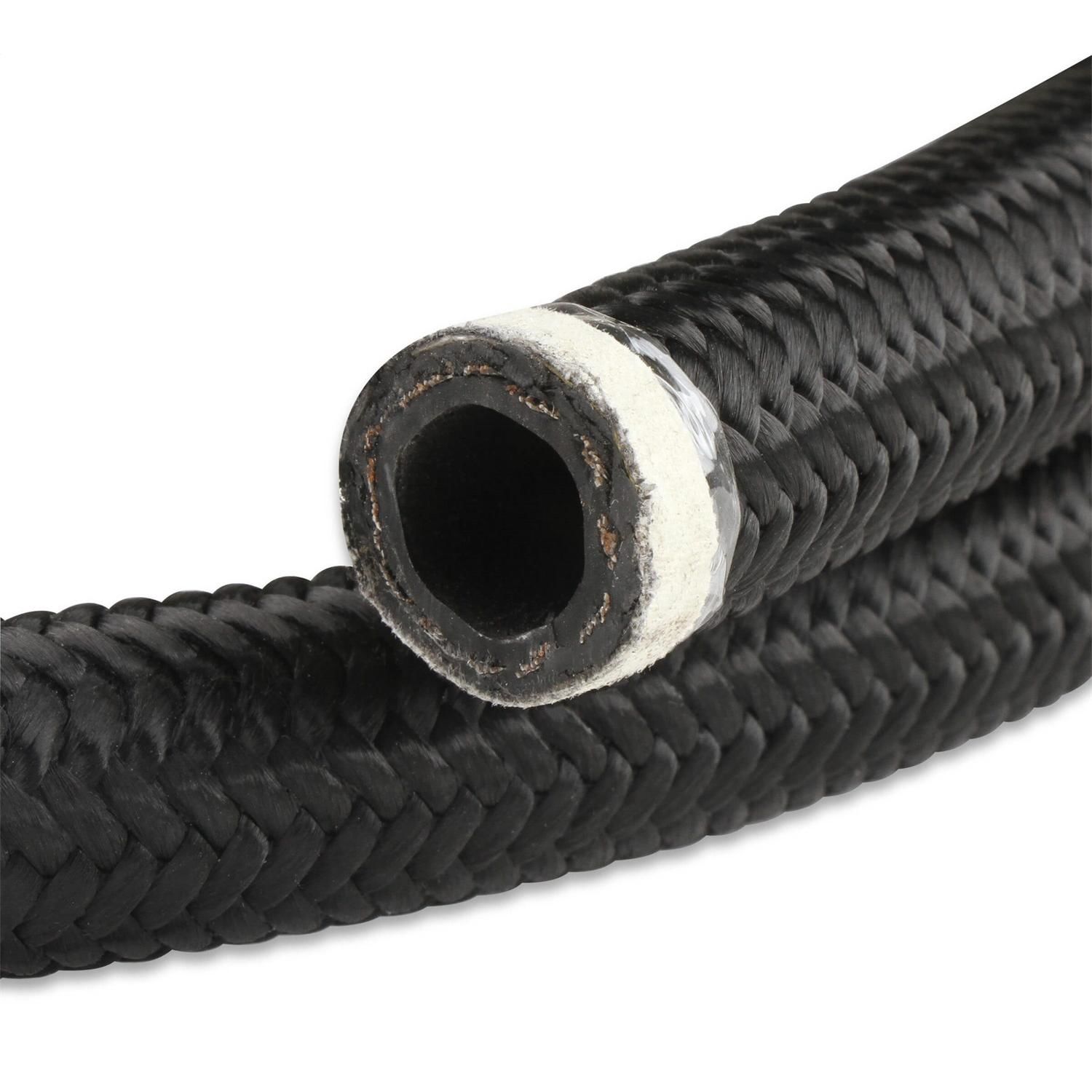 Mr Gasket Black 20ft x -10AN Braided Hose