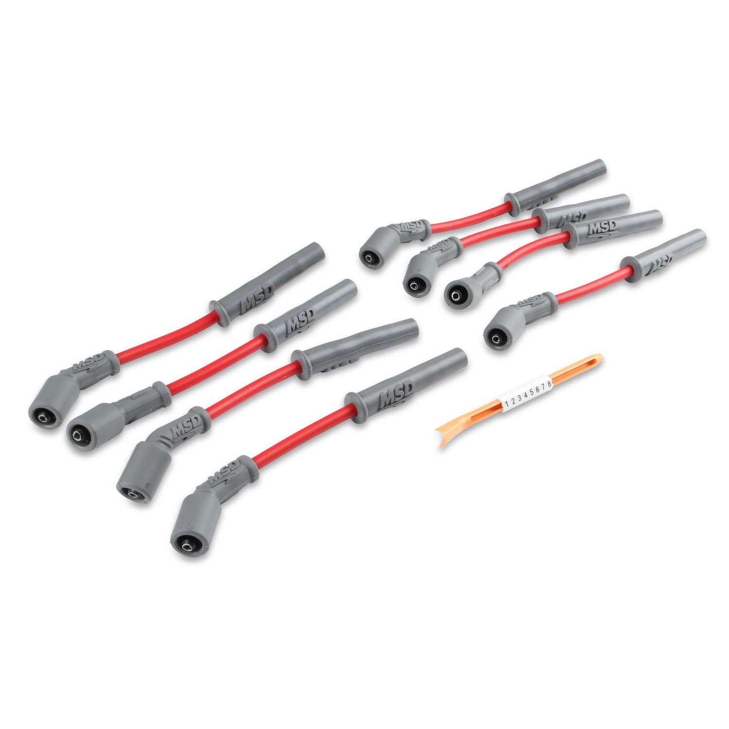 MSD 8.5mm Red Custom Spark Plug Wire Set
