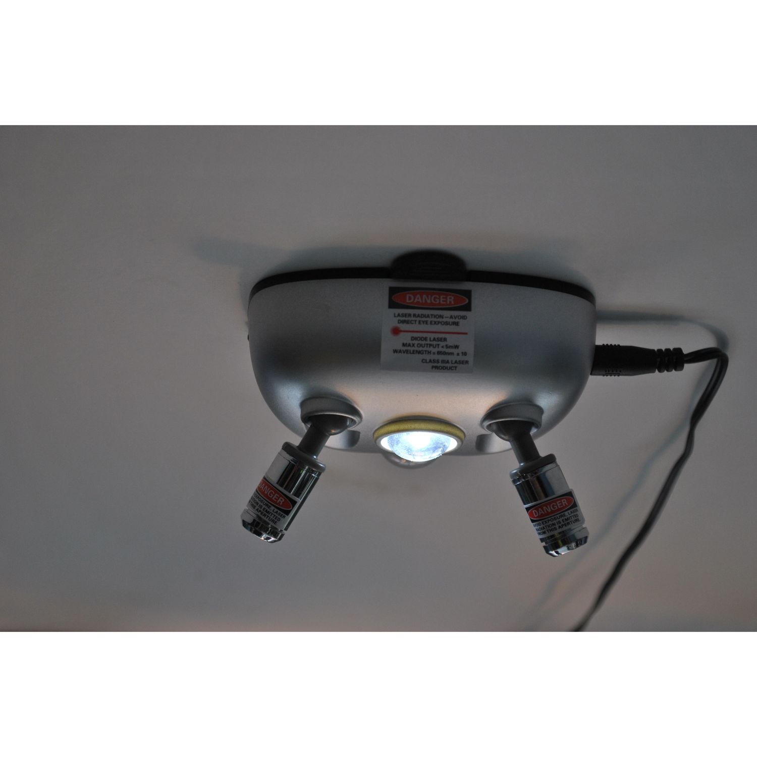 Maxsa Innovations Park Right Silver Dual Garage Laser Park with LED ...