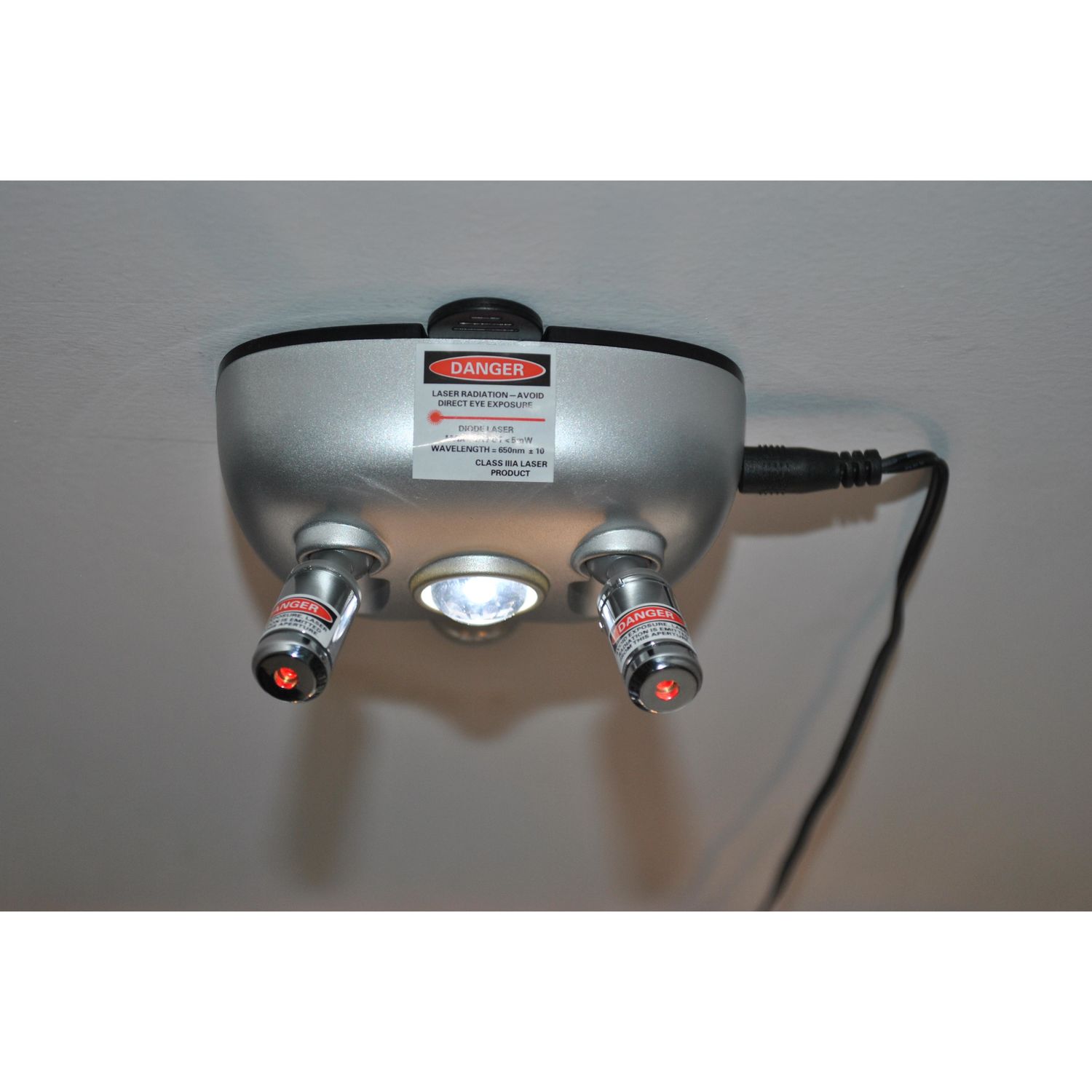 Maxsa Innovations Park Right Silver Dual Garage Laser Park with LED ...