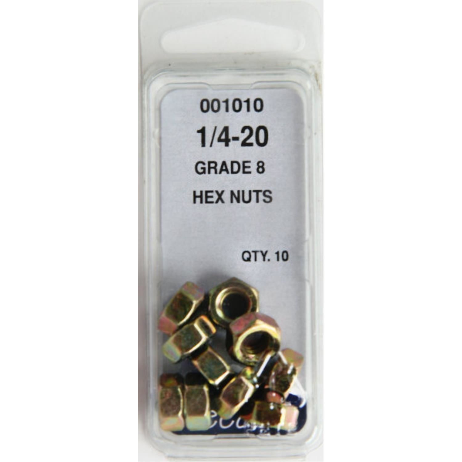 The Hillman Group 1/4in 20 Grade 8 Hex Nut