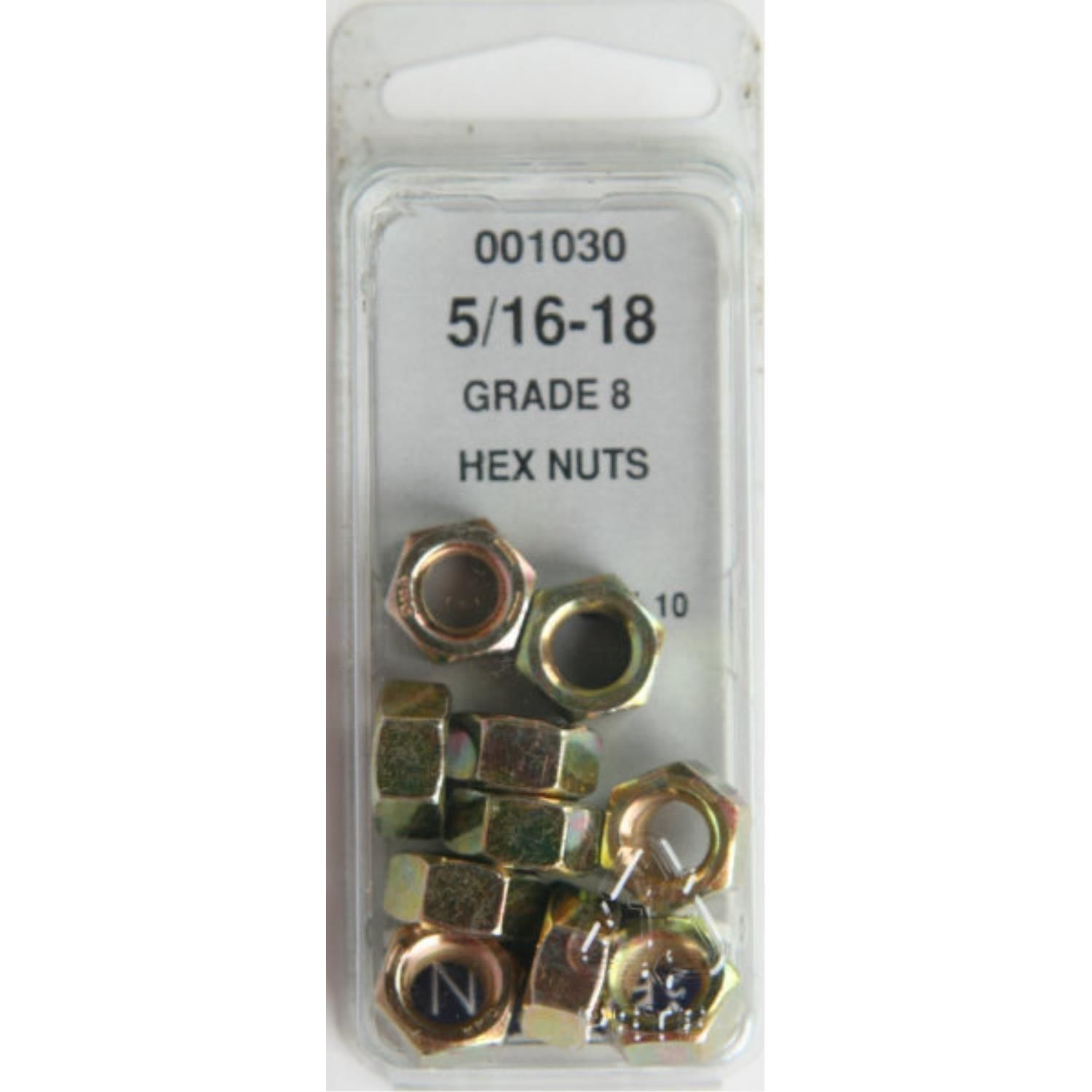 The Hillman Group 5/16in 18 Grade 8 Hex Nut