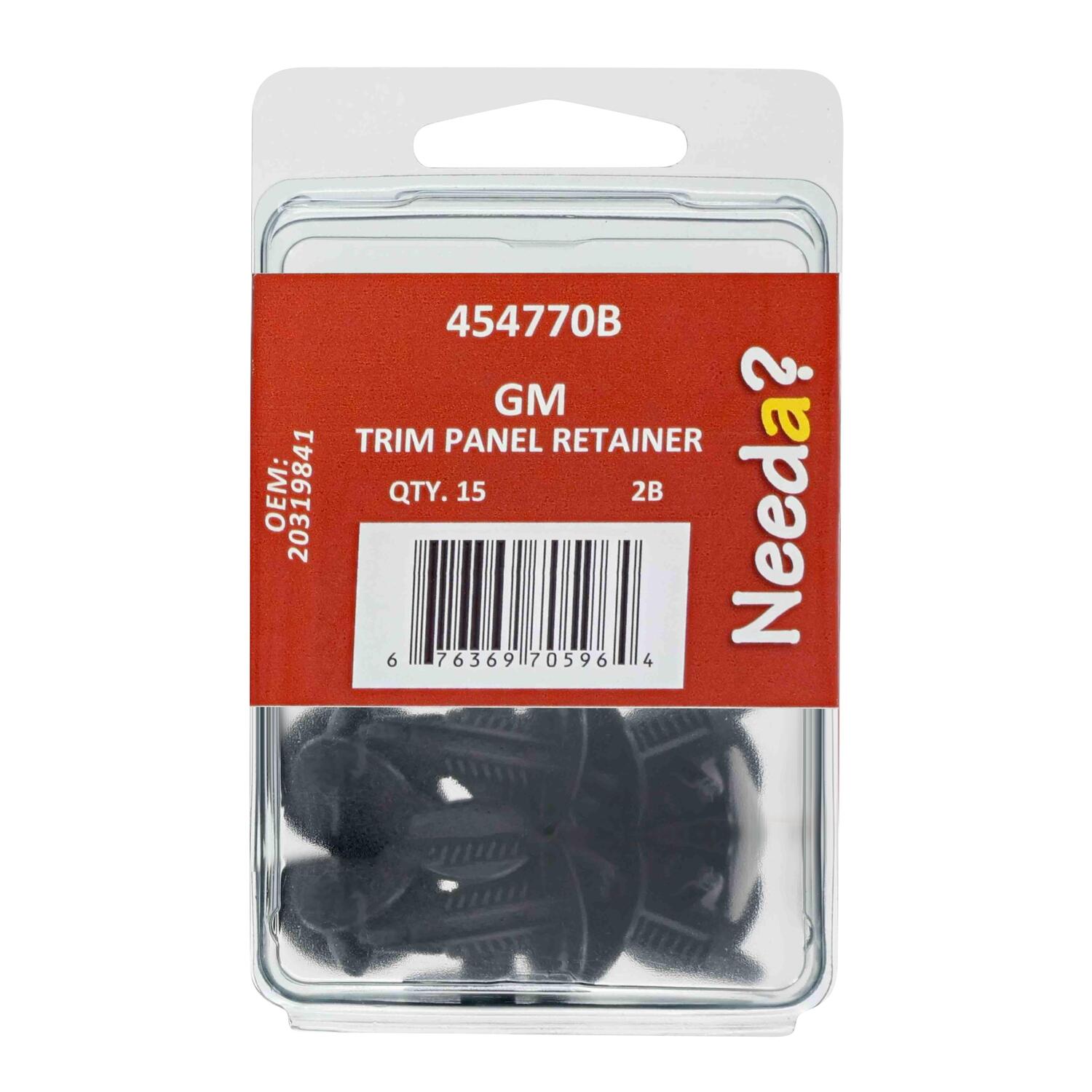 Needa Parts Door Interior Trim Panel Retainer 454770B