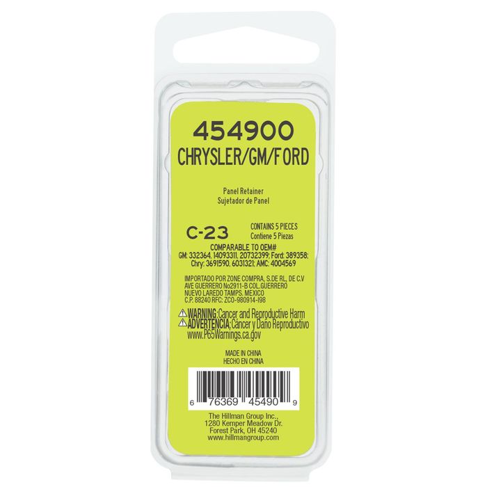 Needa Parts Clip 5 Piece 454900