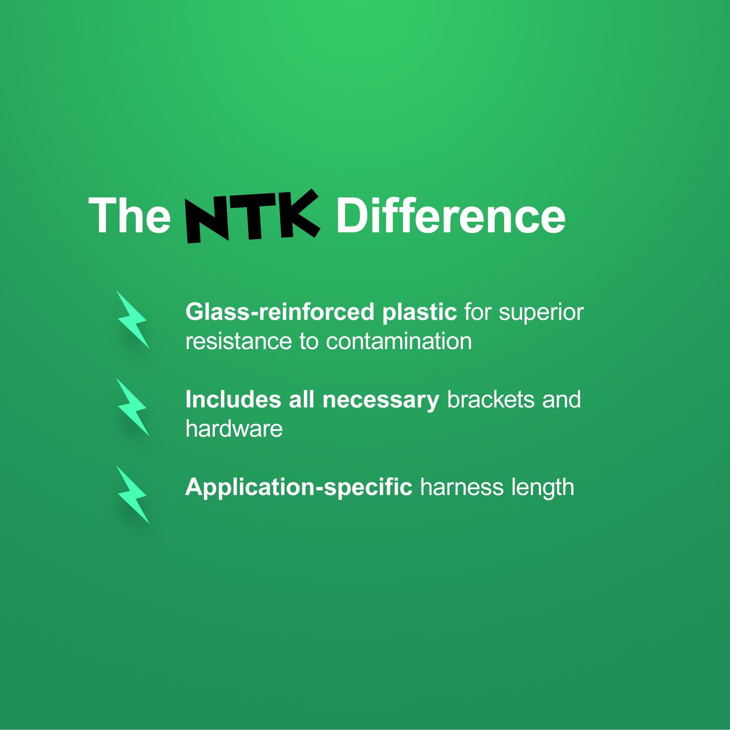 NTK Round ABS Wheel Speed Sensor AB1455