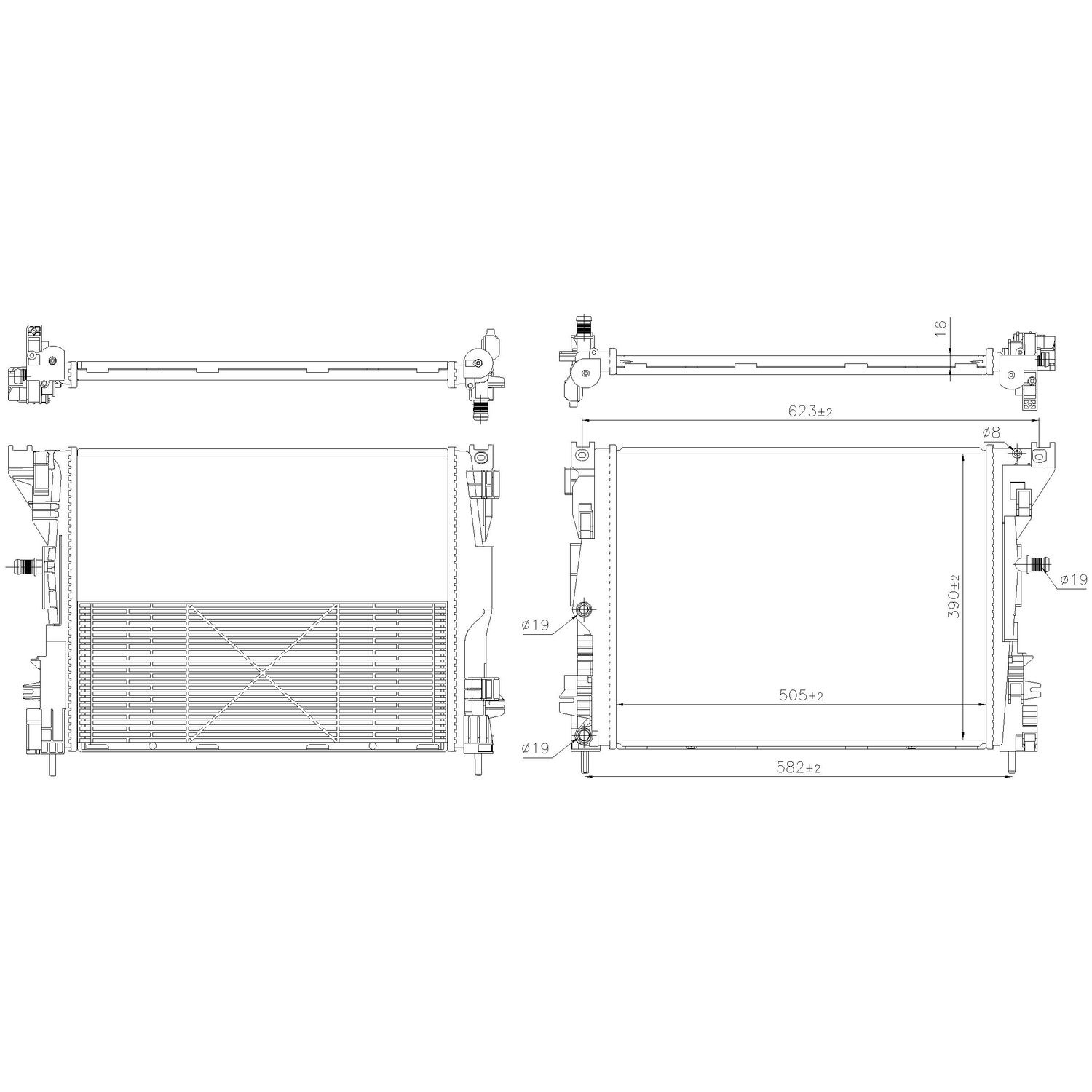 Nissens Radiator 606746