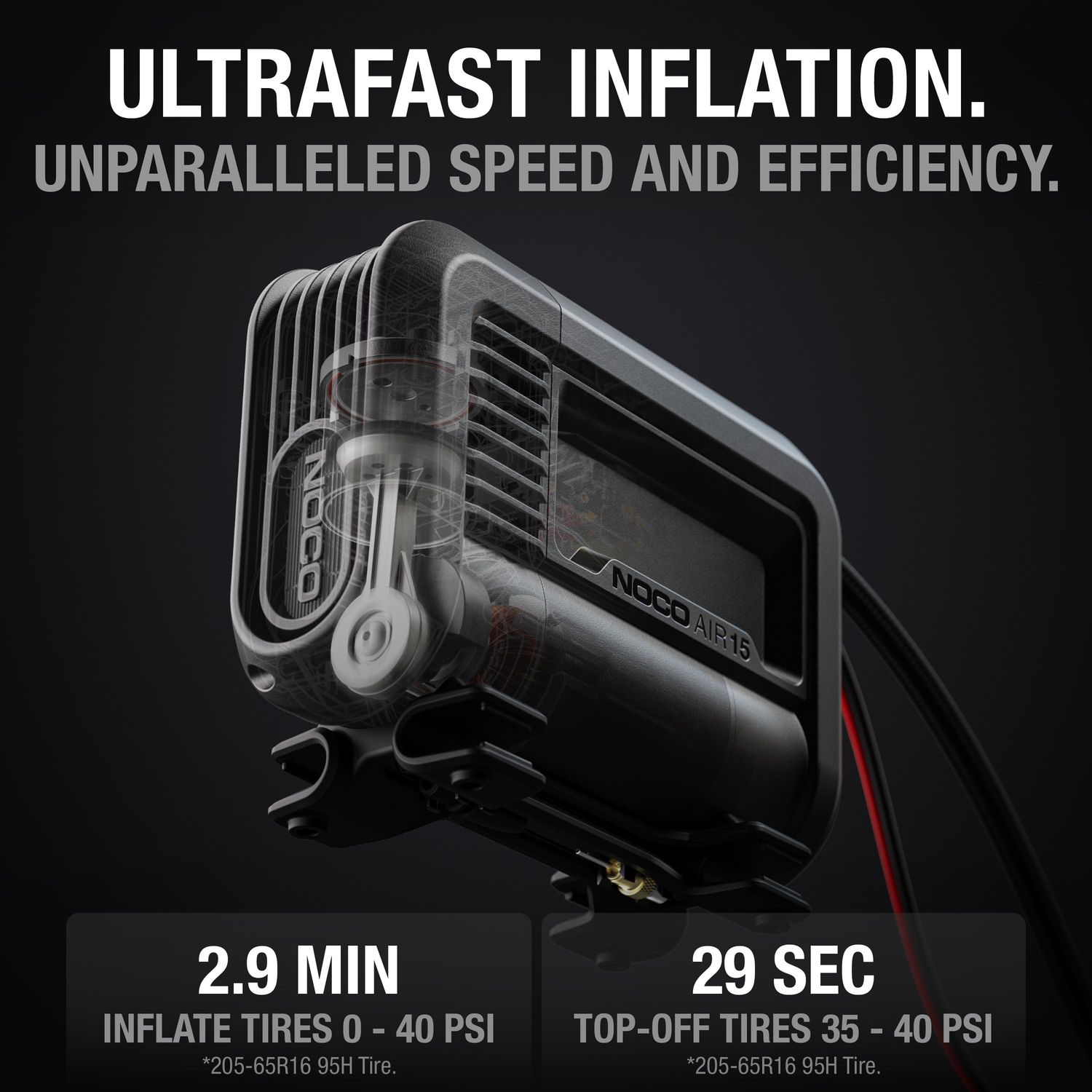 NOCO Ultra Fast Portable Air Compressor AIR15
