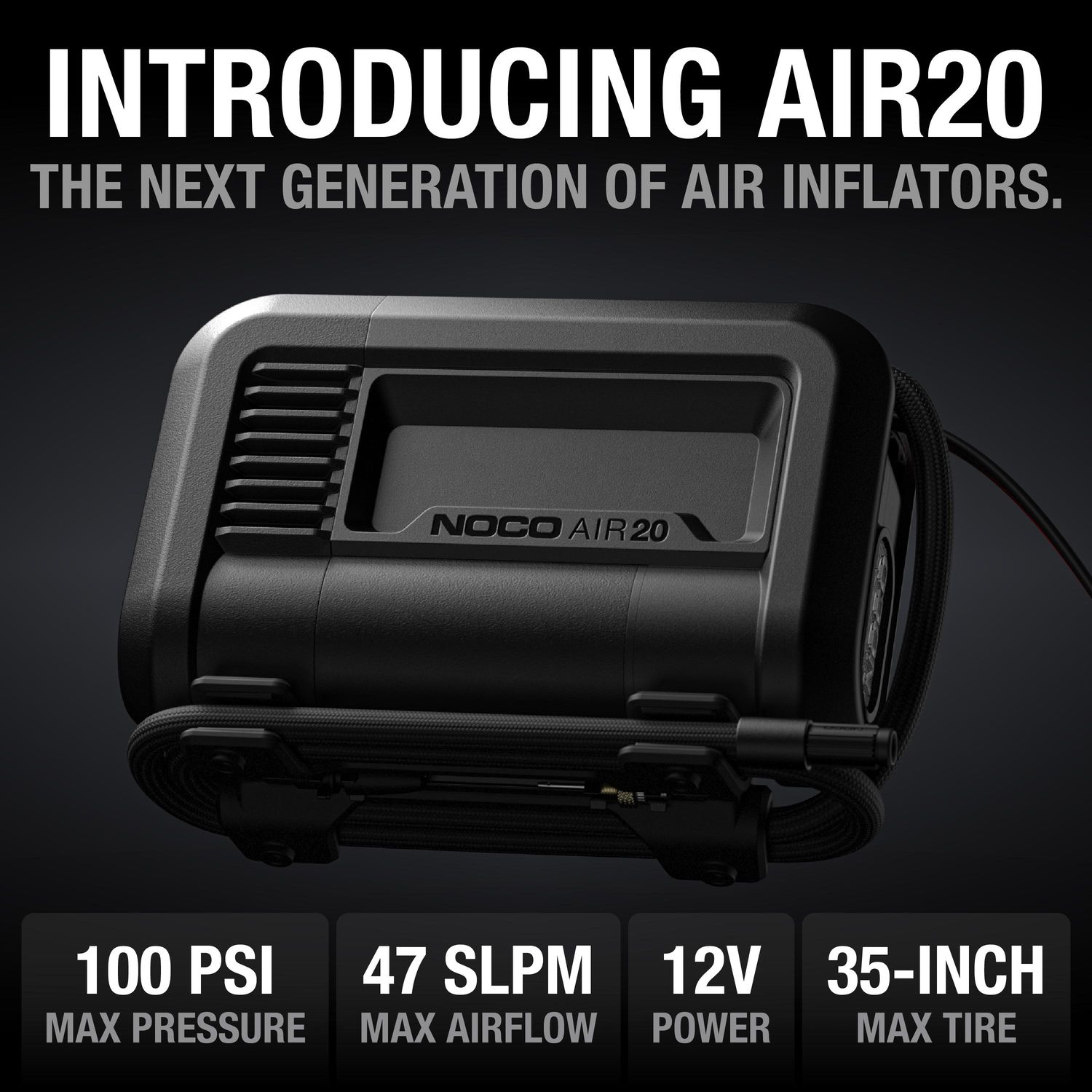 NOCO Ultra Fast Air Compressor AIR20