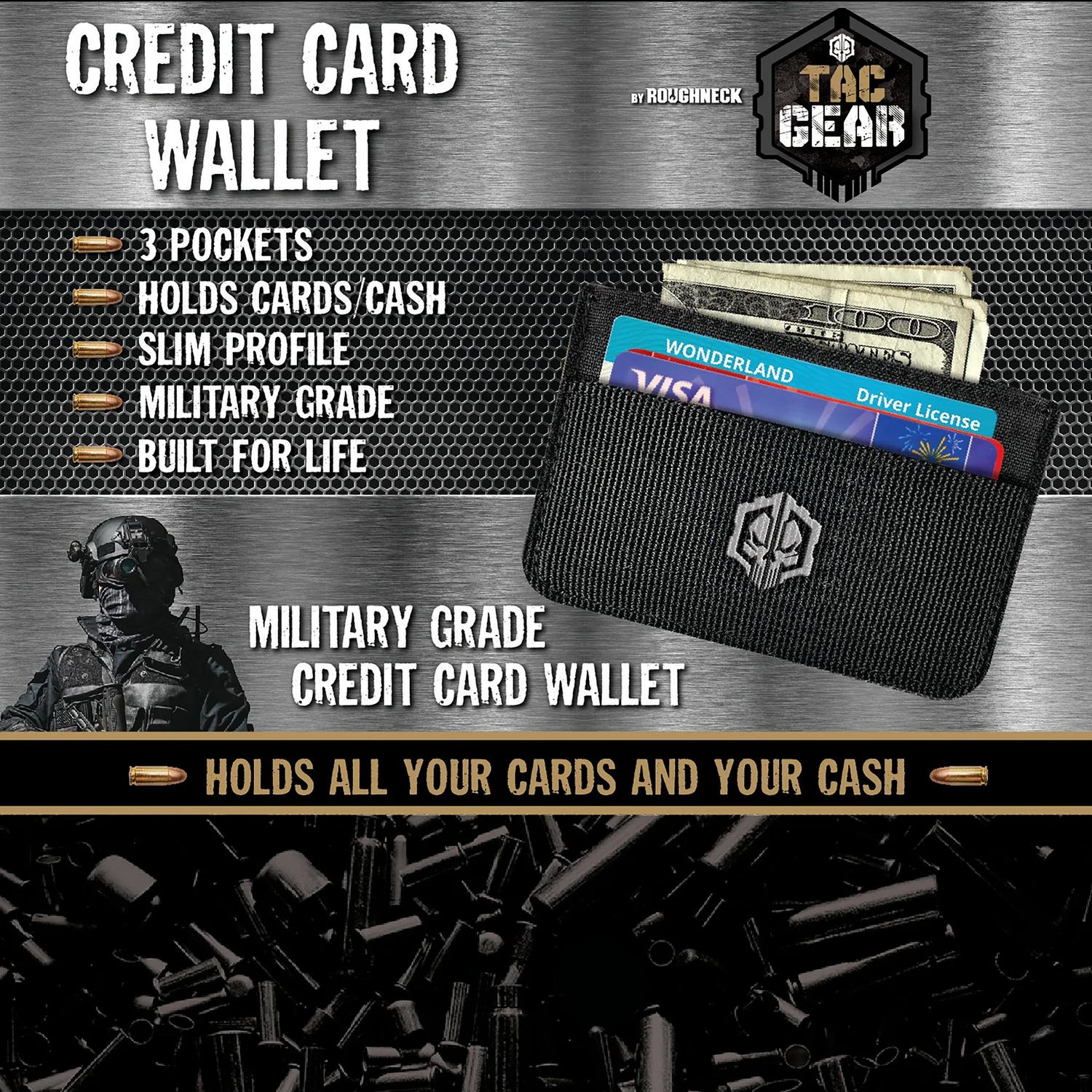 Tac Gear Military Grade Credit Card Wallet