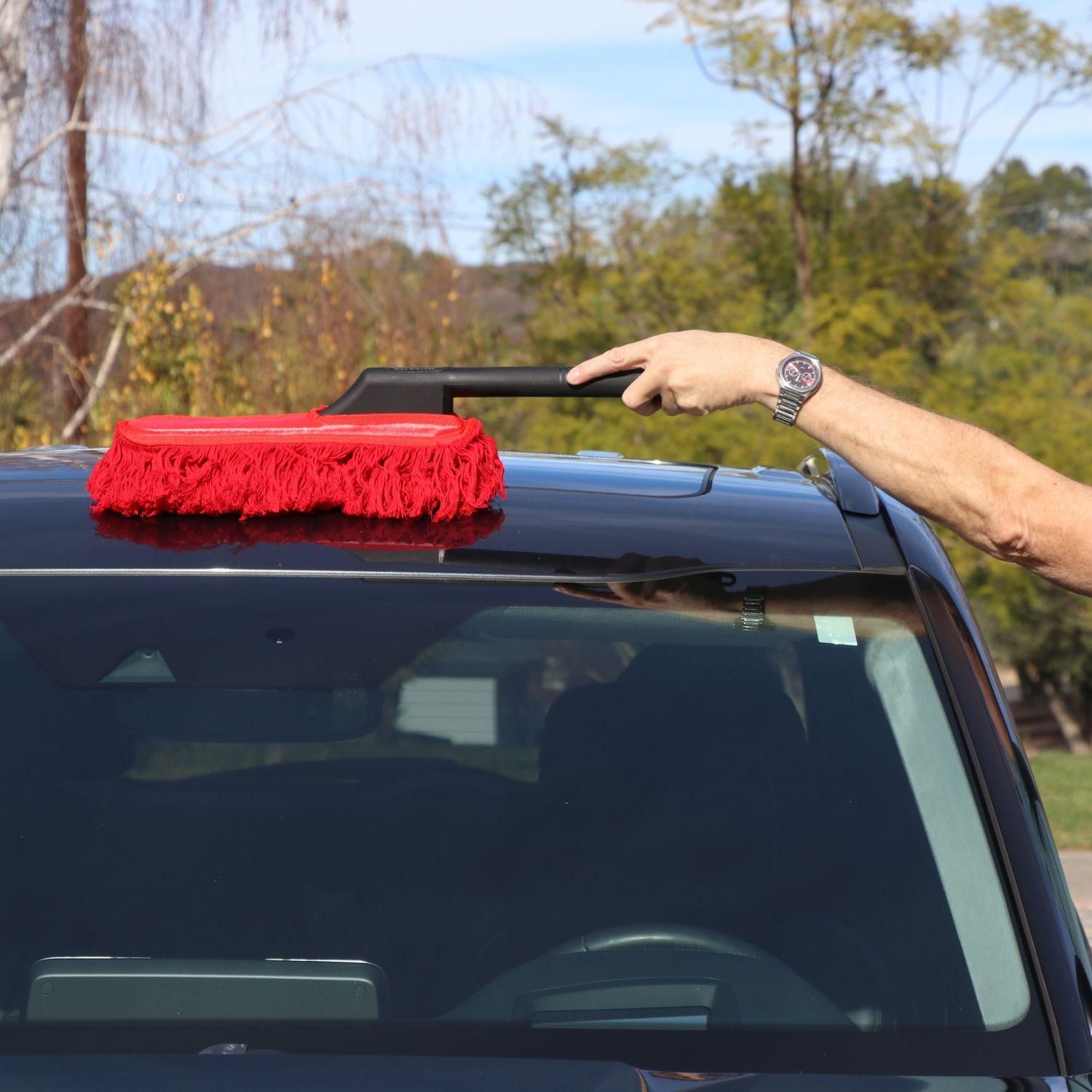 California Car Duster Detailing Kit with 1 Black Handle Plastic Duster ...