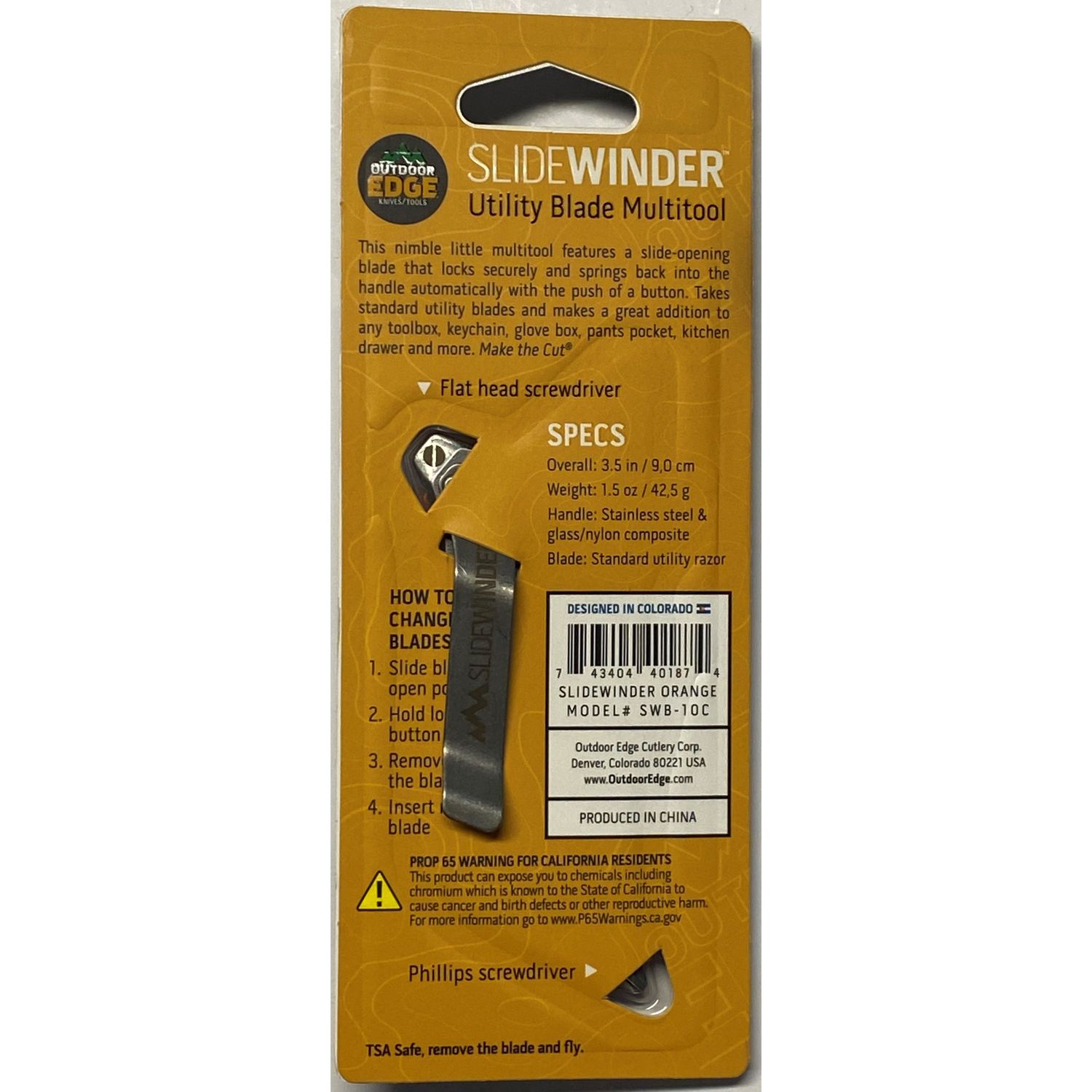 Outdoor Edge Multi-Function Tool SWB-10C