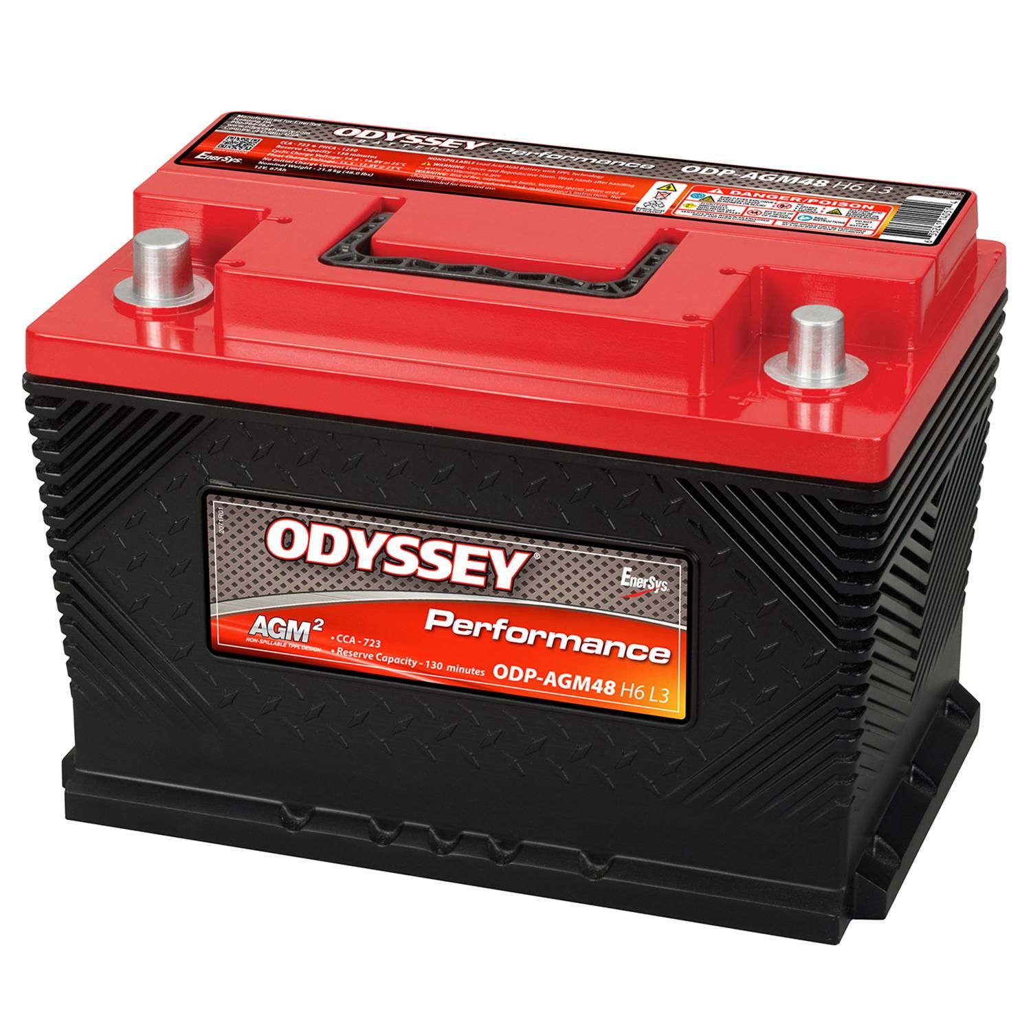 Odyssey Performance Group Size 48 Absorbed Glass Mat (AGM) Battery ODP ...