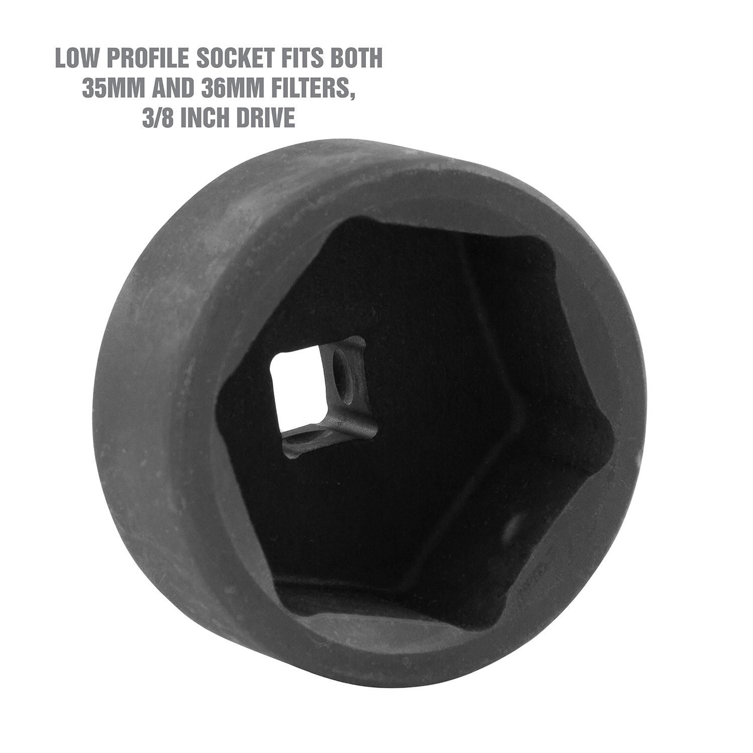 OEMTOOLS 36mm Oil Filter Socket