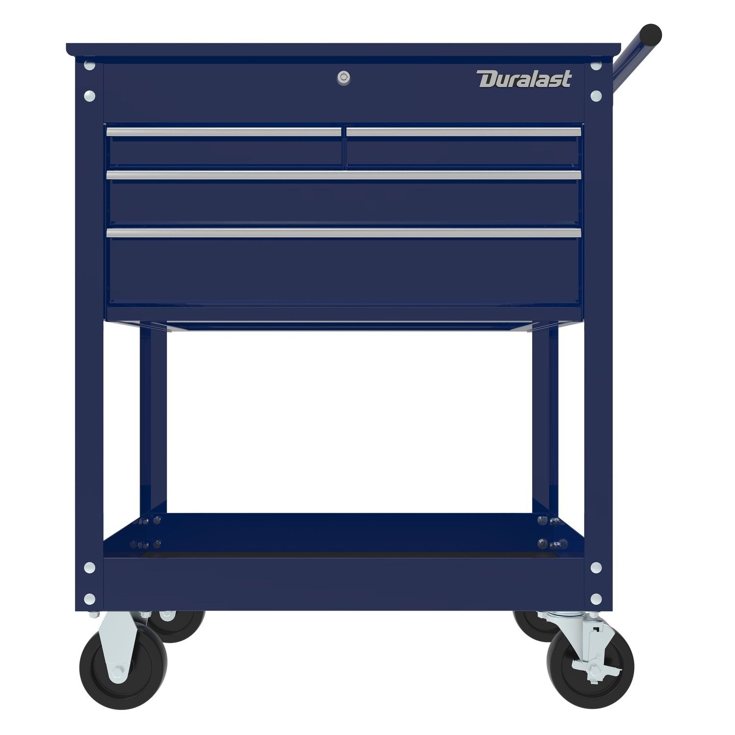 Duralast 30in Blue 4 Drawer Technician Tool Cart