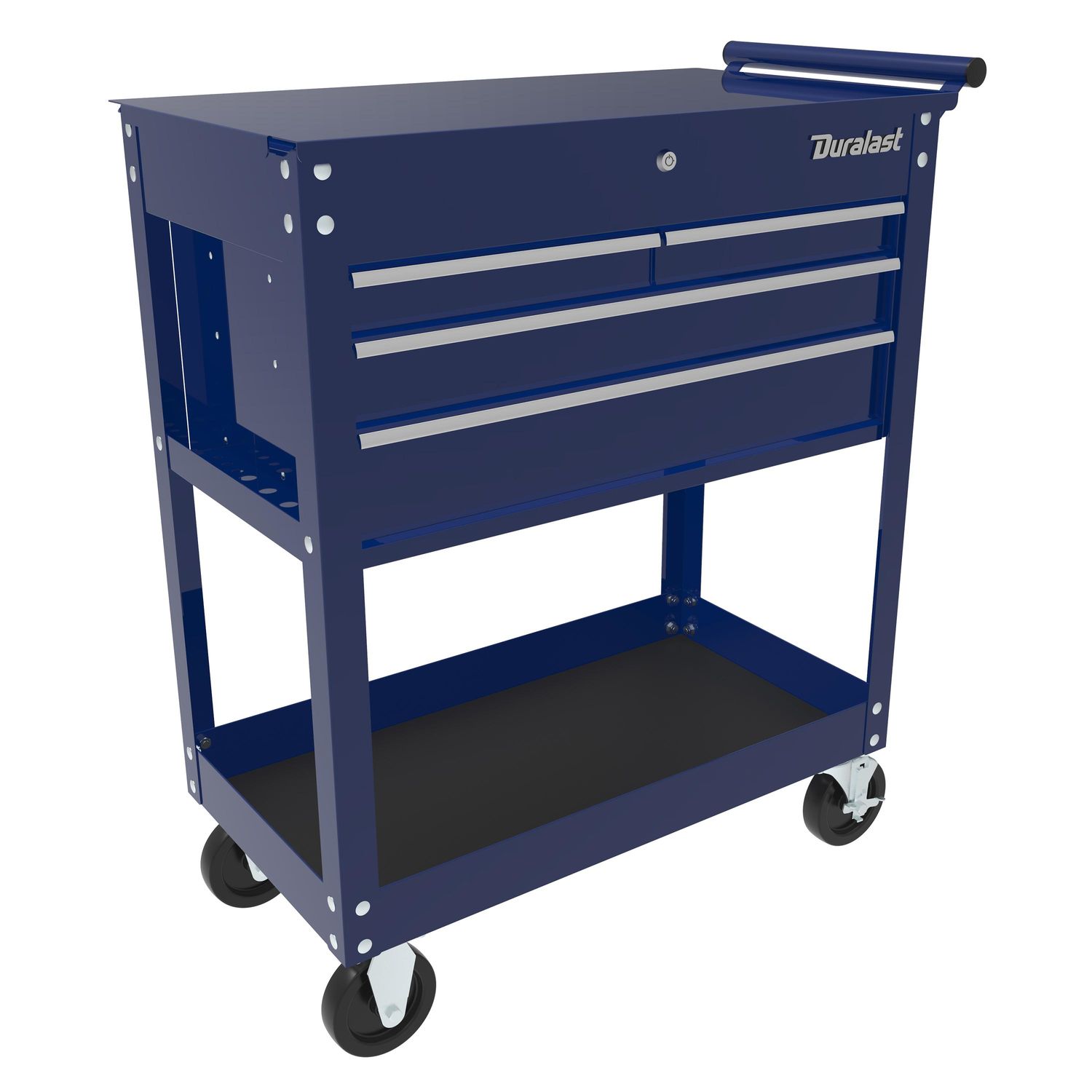Duralast 30in Blue 4 Drawer Technician Tool Cart
