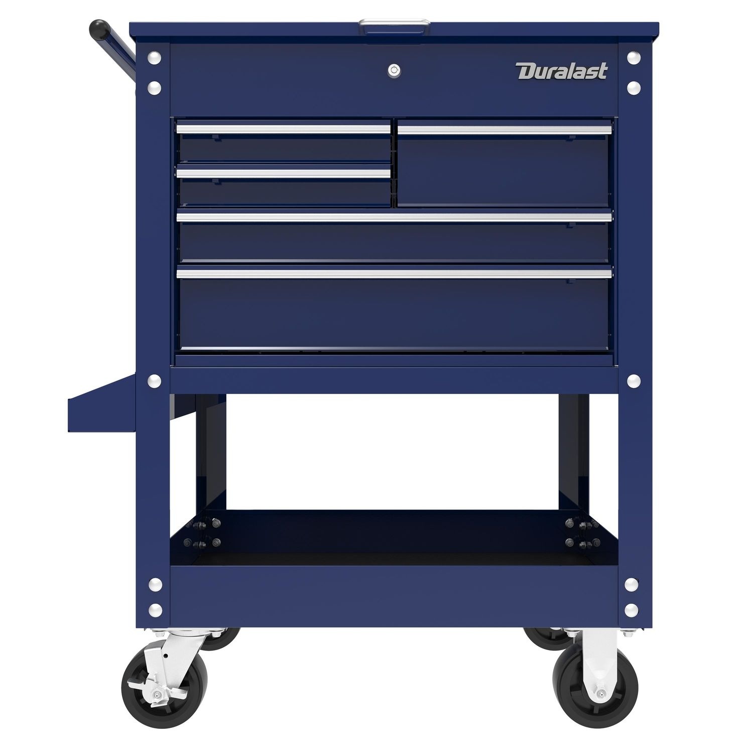Duralast 30in Blue 5 Drawer Technician Tool Cart