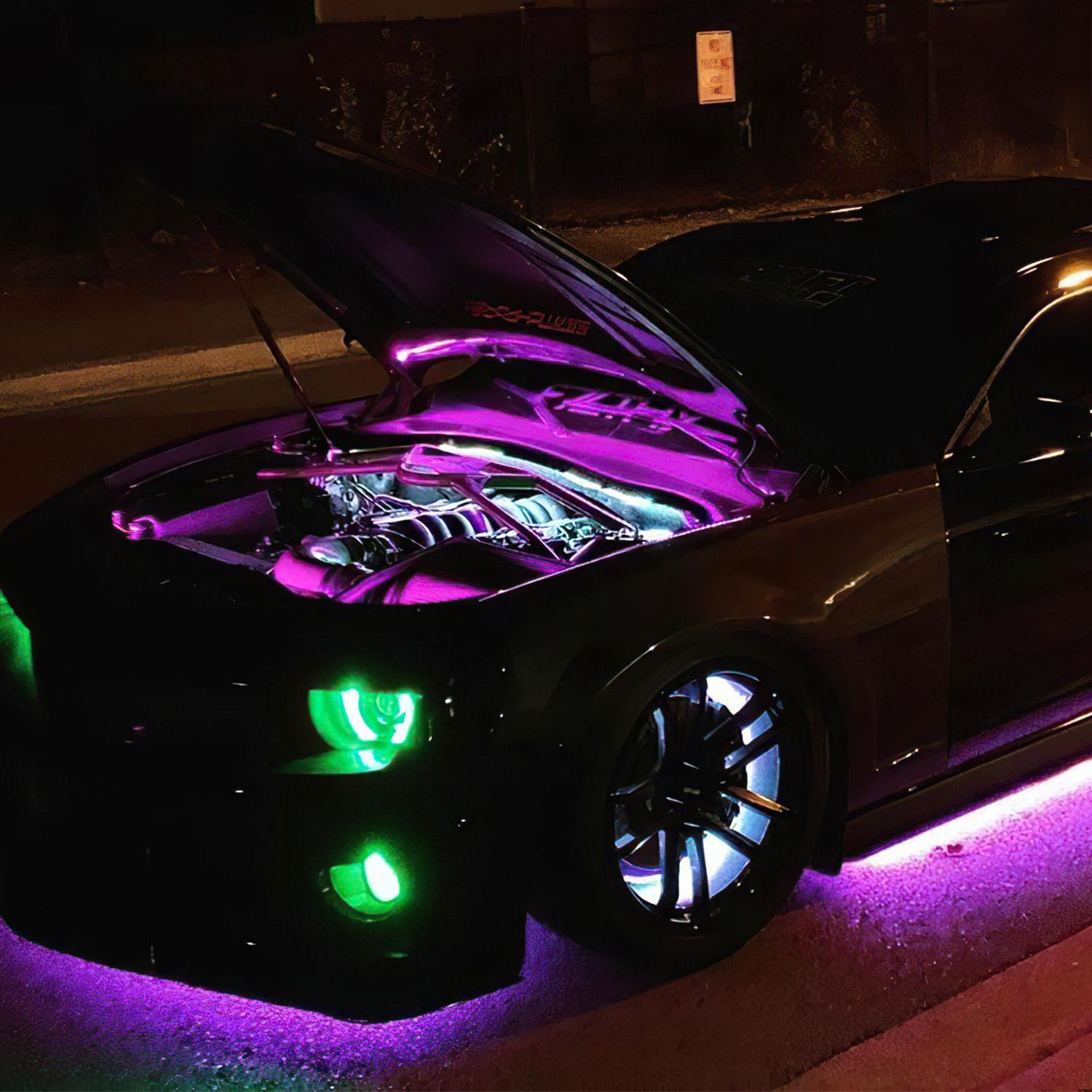 Oracle Lighting UV/Purple 12in Exterior Black Flex LED Strip