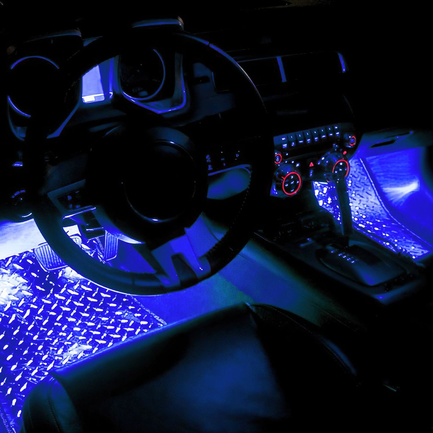 Oracle Lighting Blue 15in LED Strips Retail Pack Pair