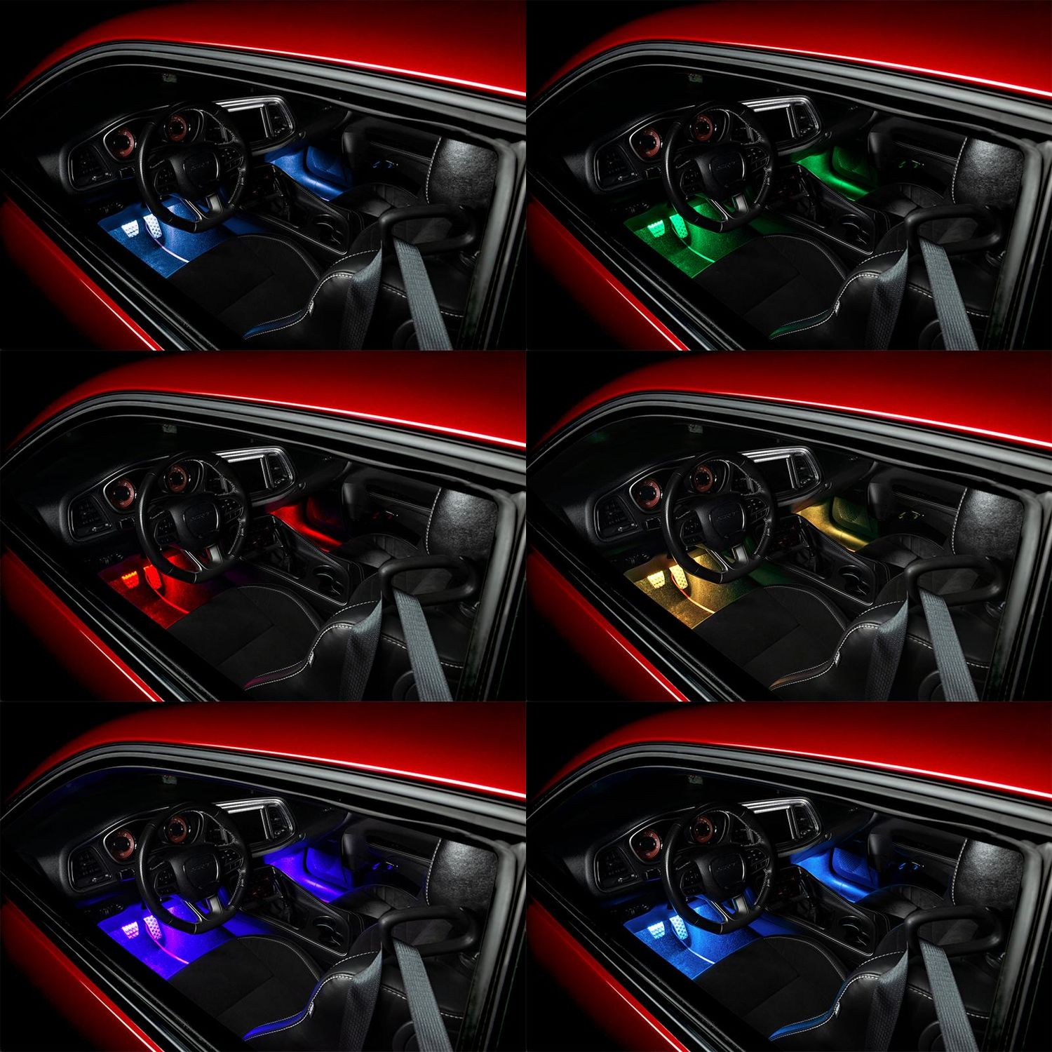 Oracle Lighting RGB Color Shift 15in LED Strips Retail Pack Pair