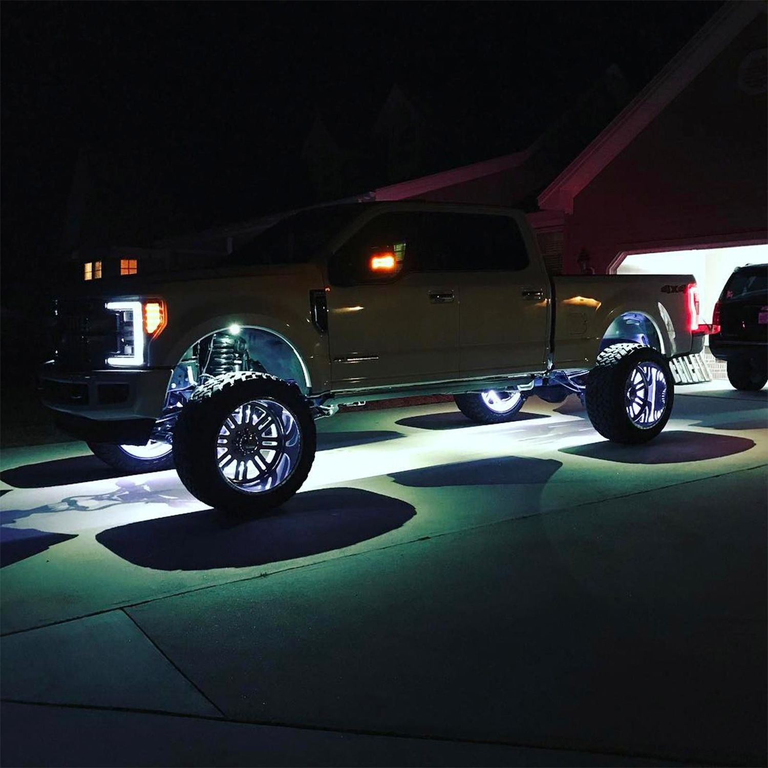 Oracle Lighting White LED Illuminated Wheel Rings