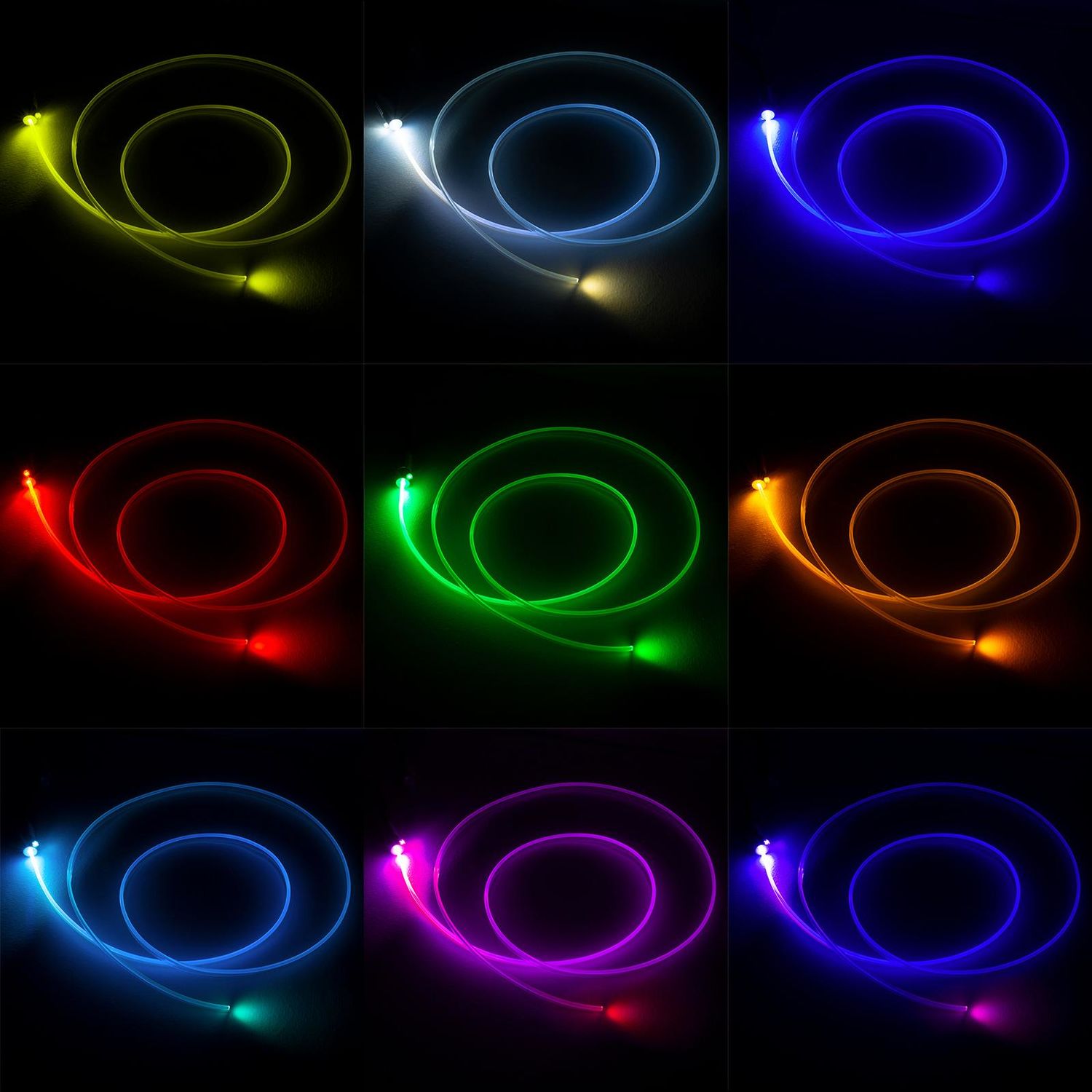 Oracle Lighting ColorSHIFT Fiber Optic LED Interior Kit 4 Piece