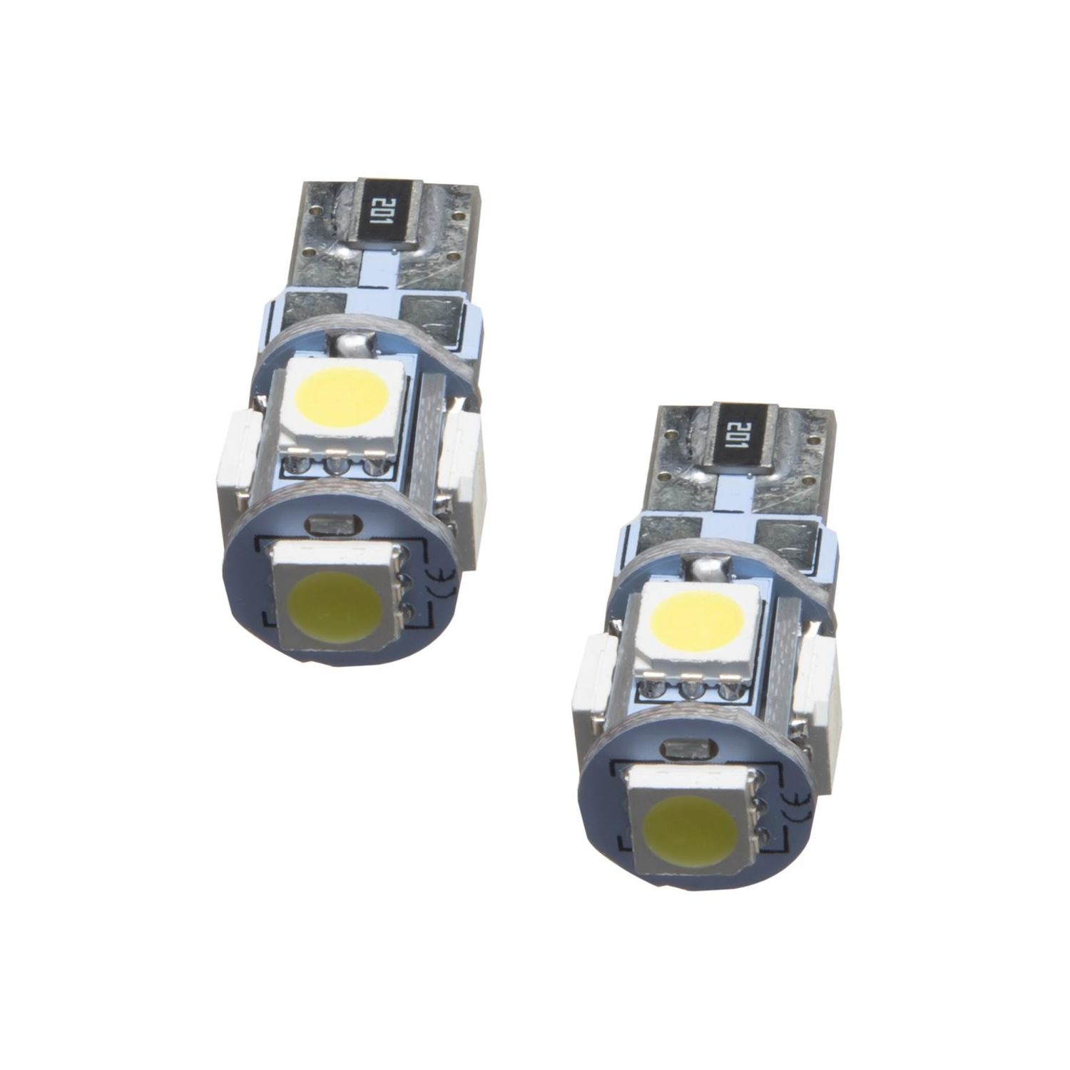 Oracle Lighting Cool White T10 9 LED 3 Chip SMD Bulbs Pair