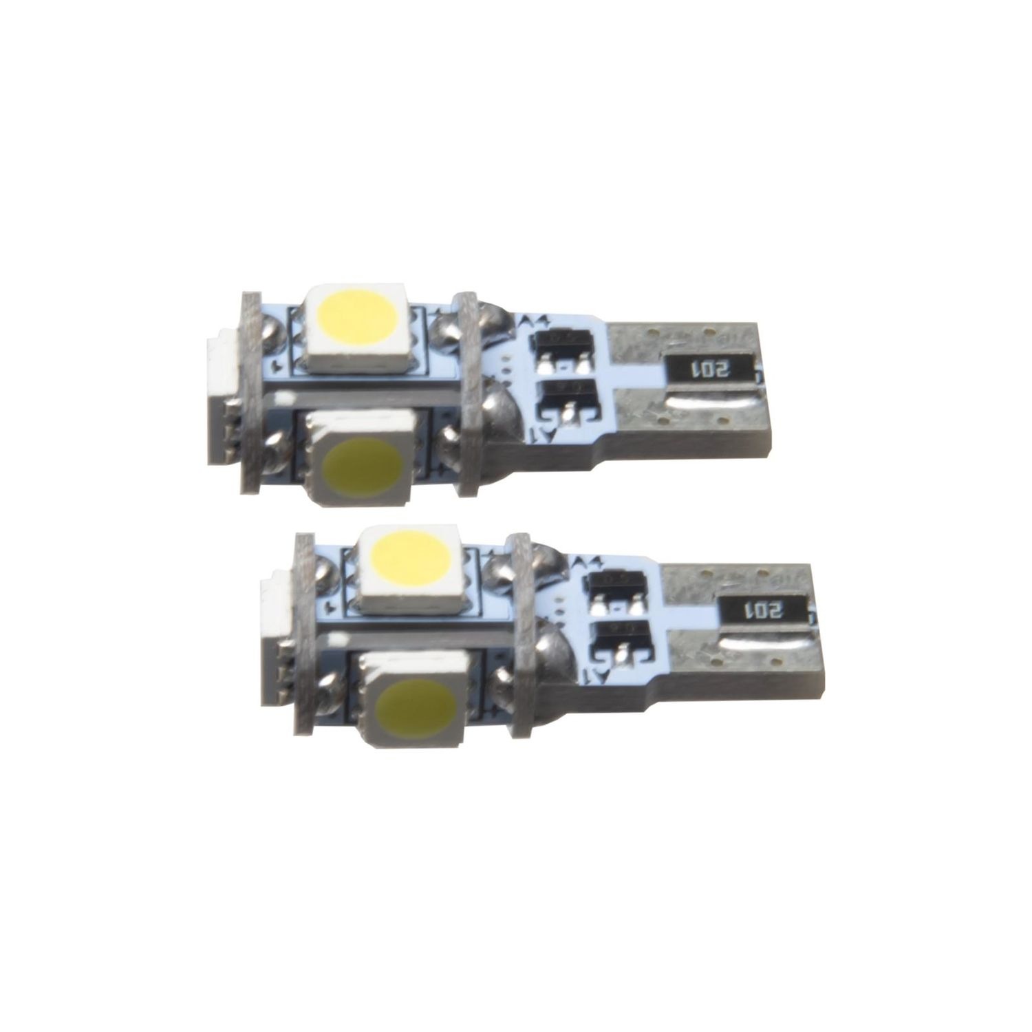 Oracle Lighting Cool White T10 9 LED 3 Chip SMD Bulbs Pair