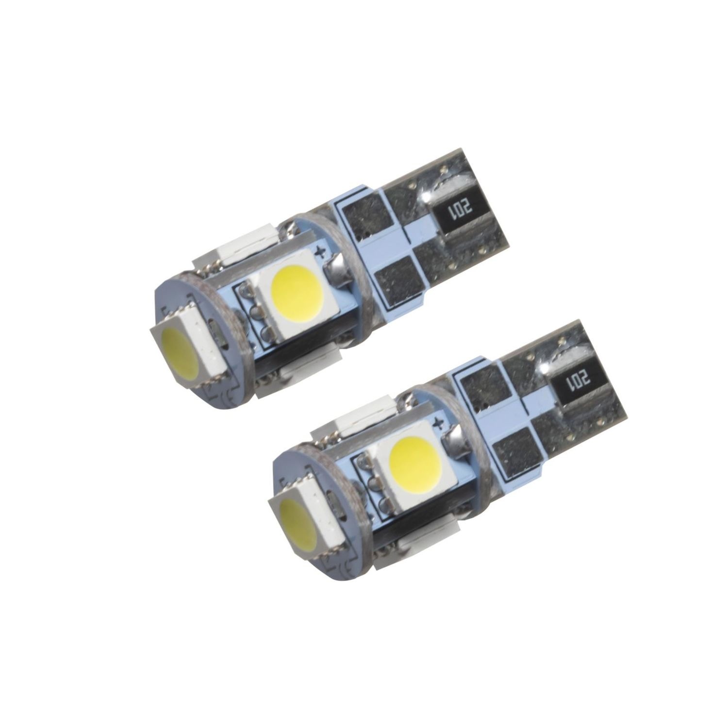 Oracle Lighting Cool White T10 9 LED 3 Chip SMD Bulbs Pair
