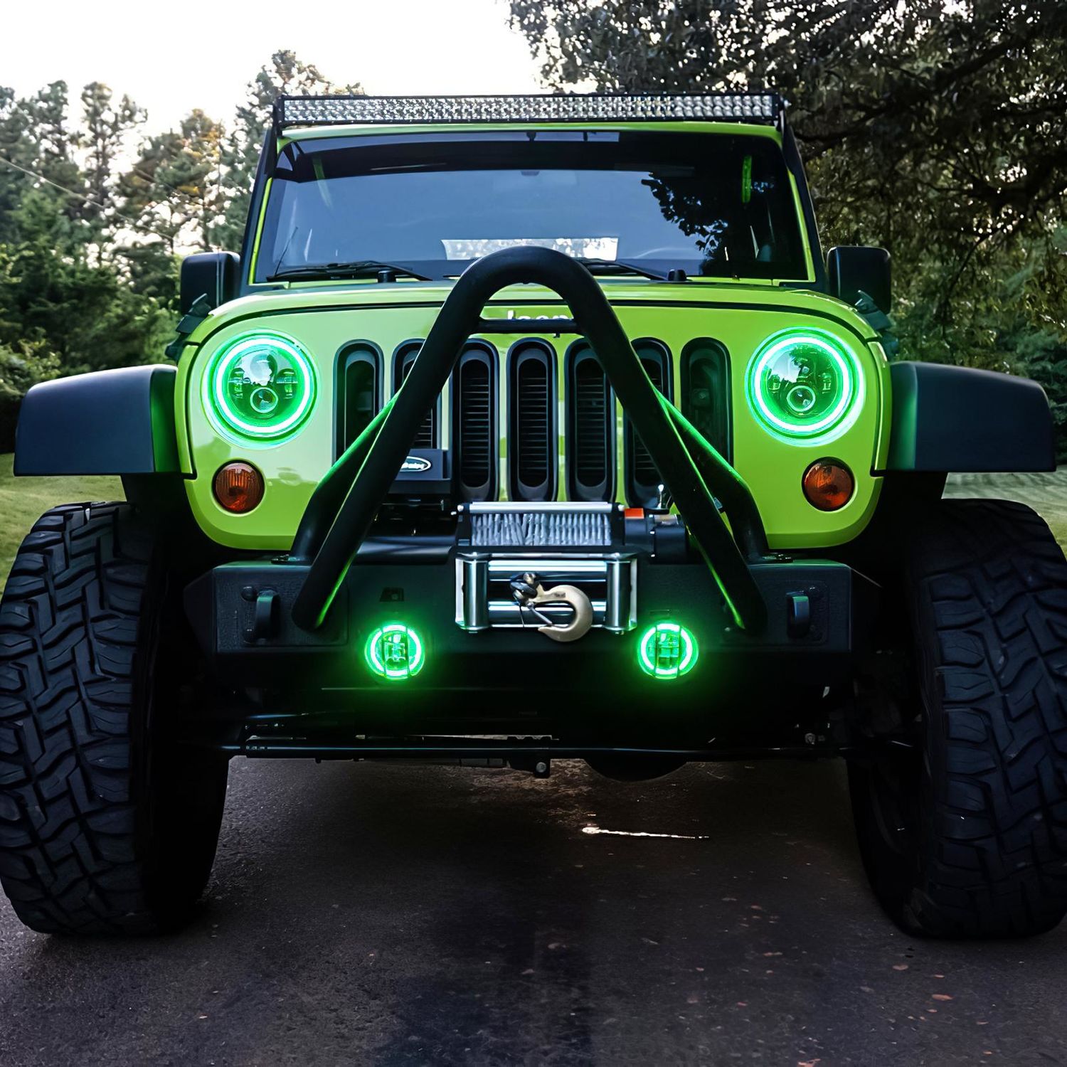 Oracle Lighting ColorSHIFT 7in High Powered Black Bezel Dynamic LED ...