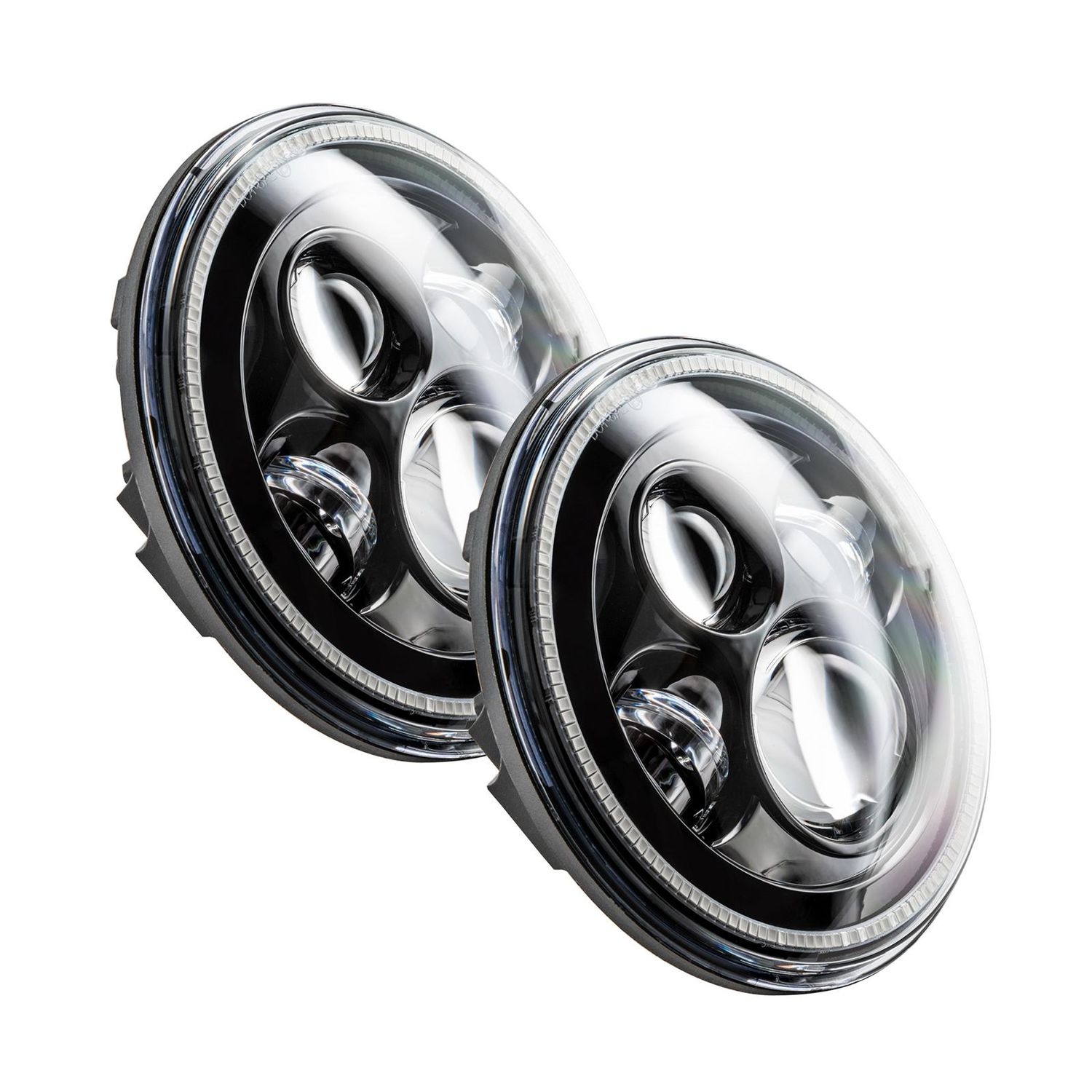 Oracle Lighting 7in Black Bezel High Powered LED Headlights