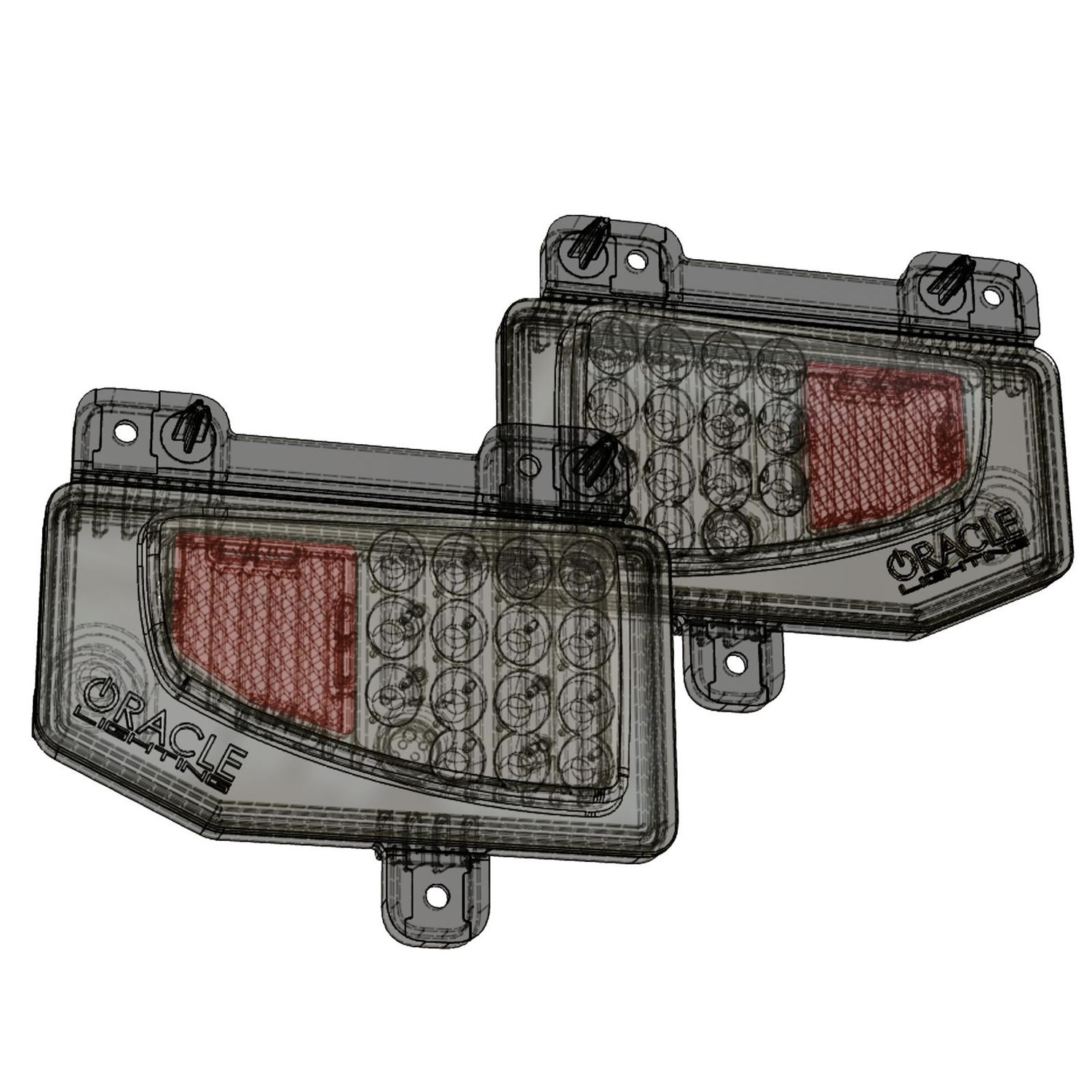 Oracle Lighting Rear Bumper LED Reverse Lights for Jeep Gladiator JT