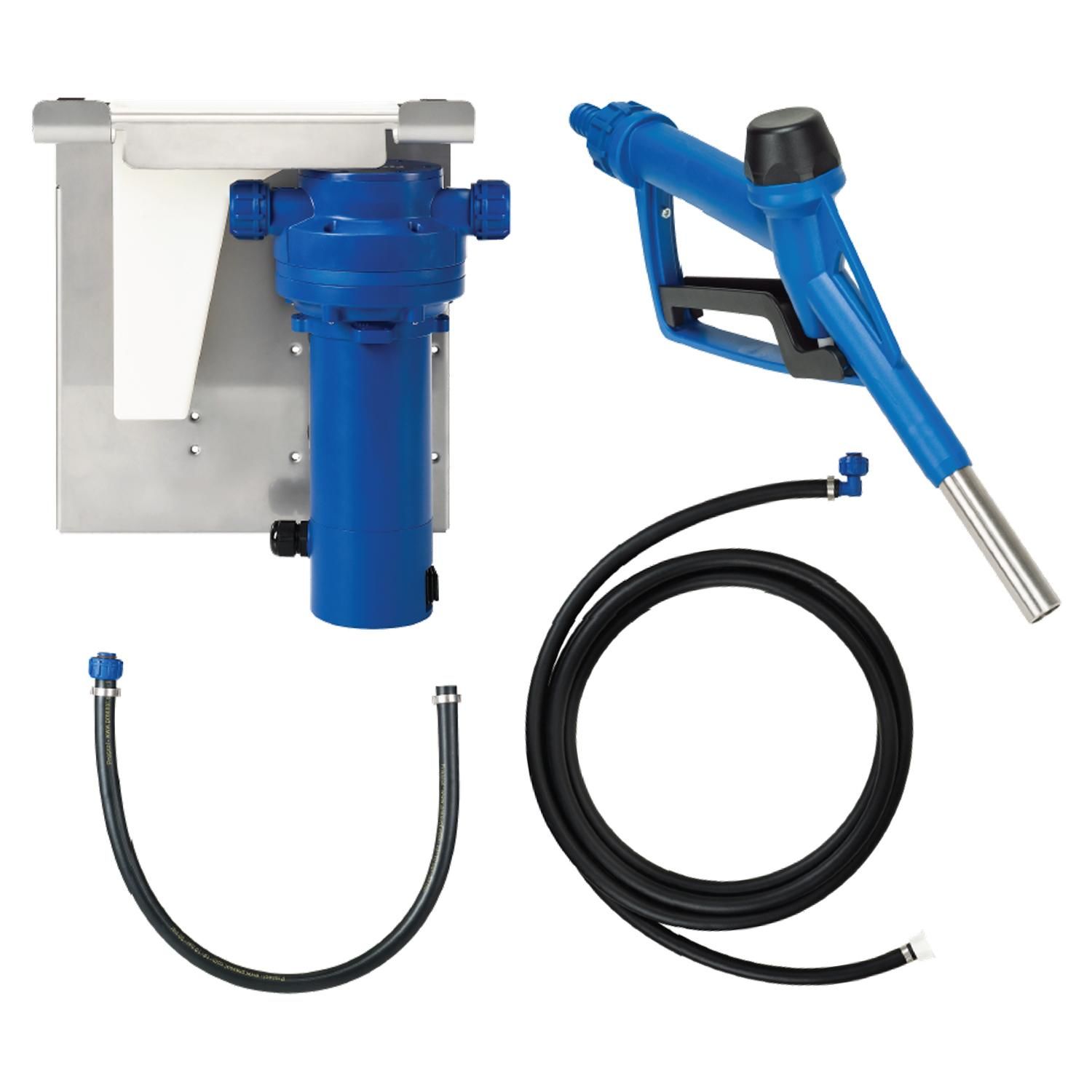BlueDEF 12V Tote Dispensing System with Poly Manual Nozzle