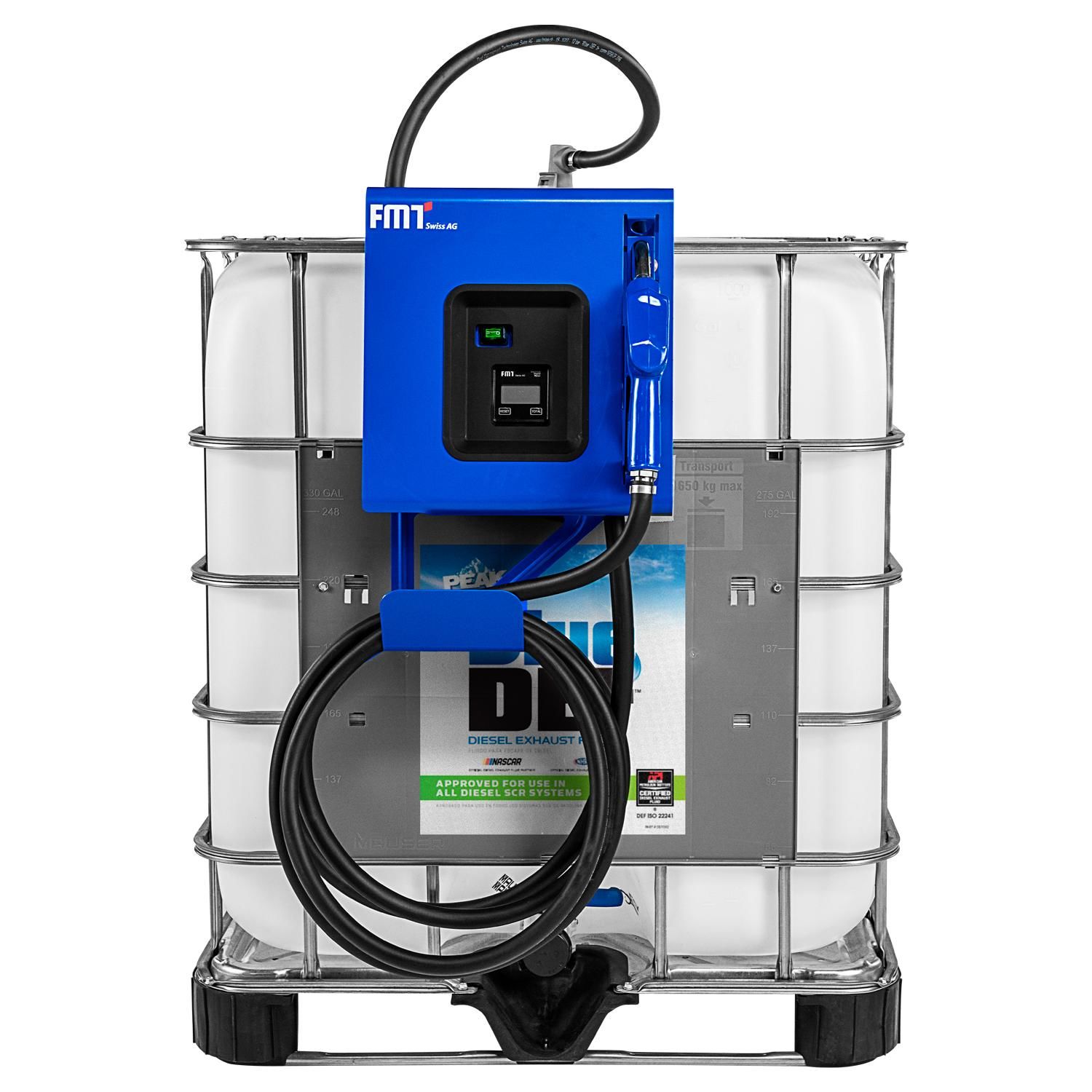 BlueDEF Premium 120V Tote Dispensing System with SS Automatic Shut Off ...