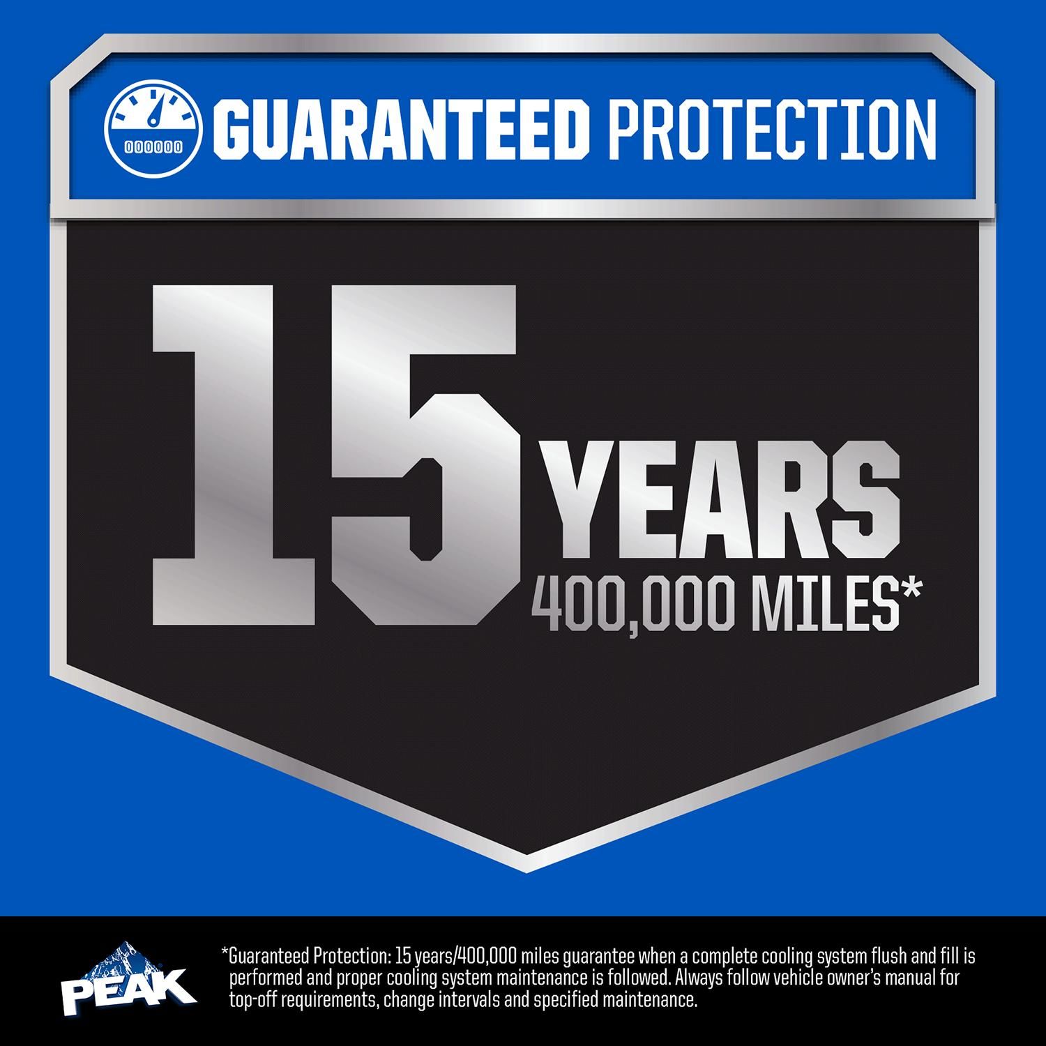 PEAK Engine Coolant Antifreeze Yellow Ready-To-Use