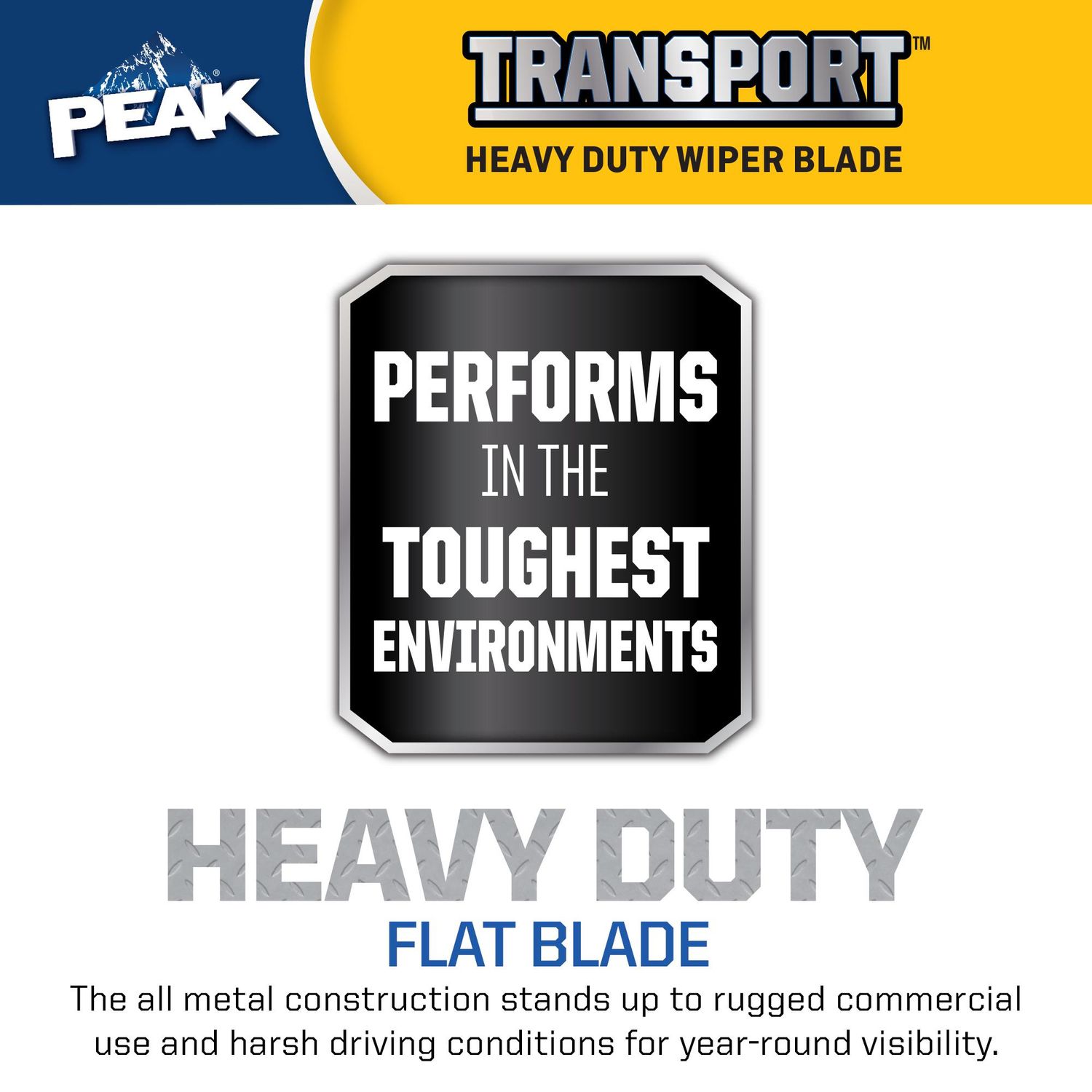 PEAK 18in Heavy Duty Wiper Blade TRP181