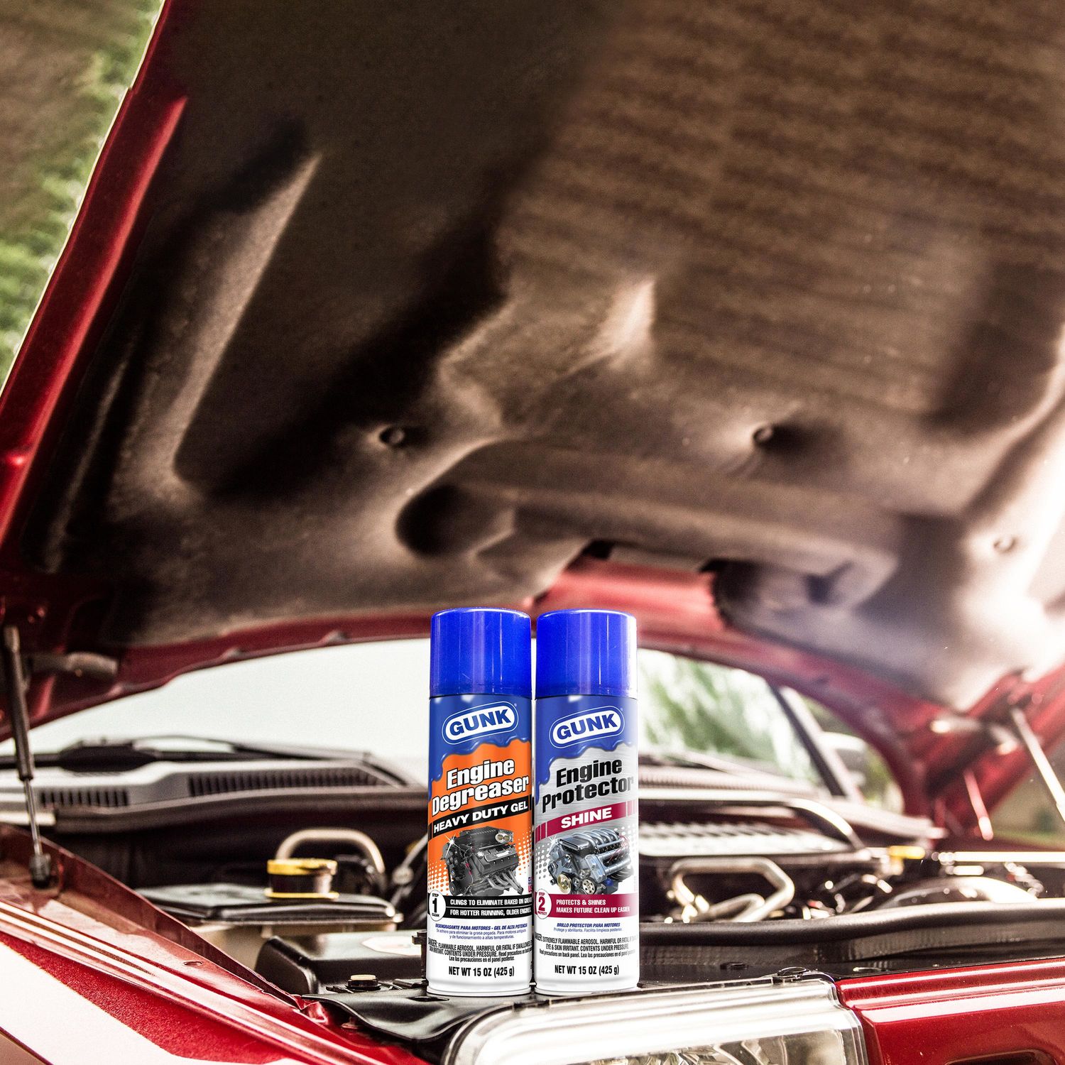 GUNK Engine Brite Gel Spray 15oz